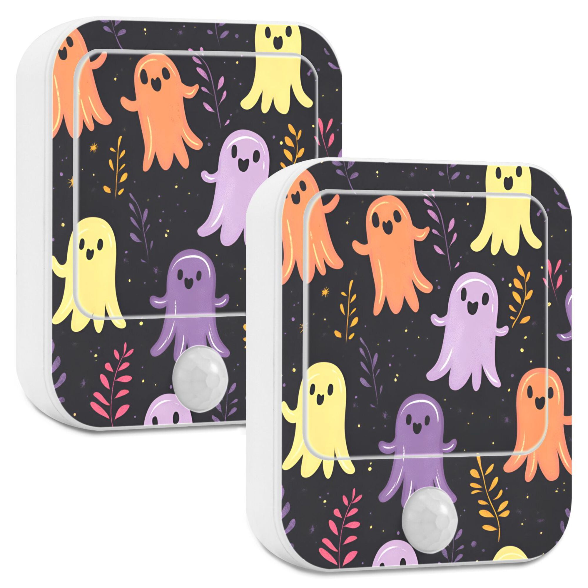 Yayeee 2-Pack Plug in LED Night Lights with Light Sensors Motion ...