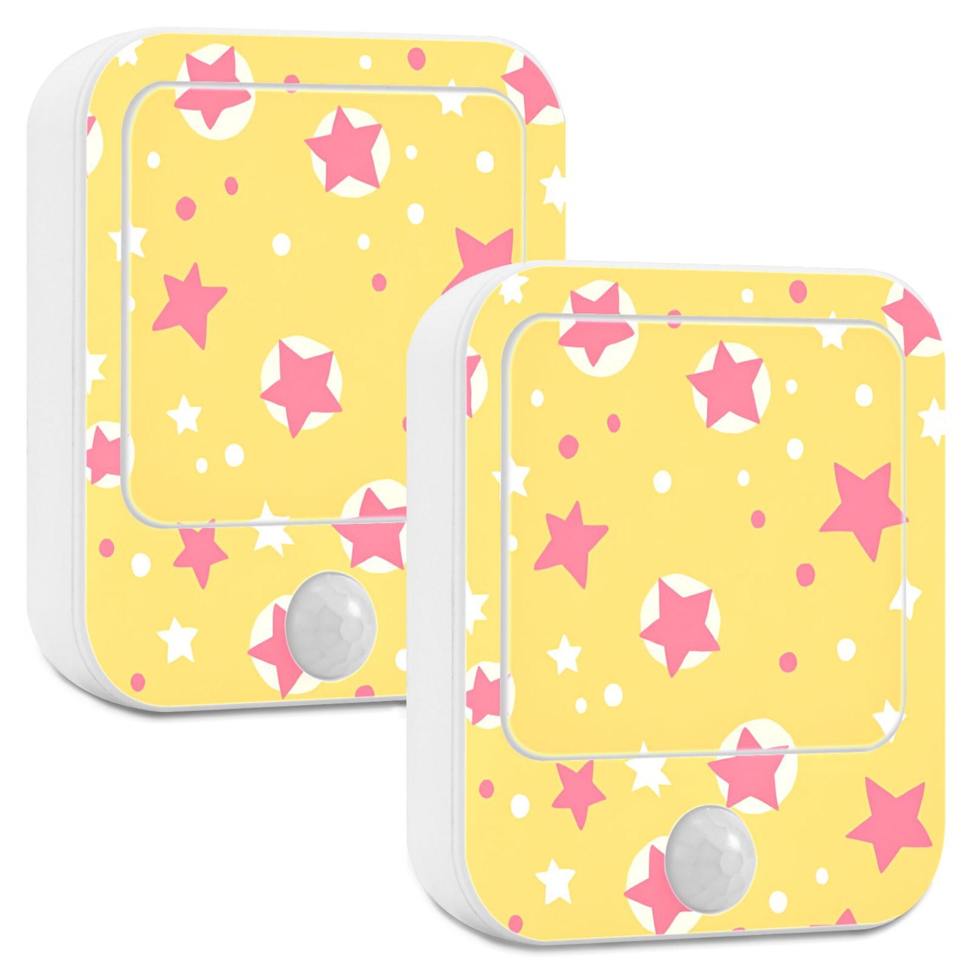 Yayeee 2-Pack Plug in LED Night Lights with Light Sensors Motion ...