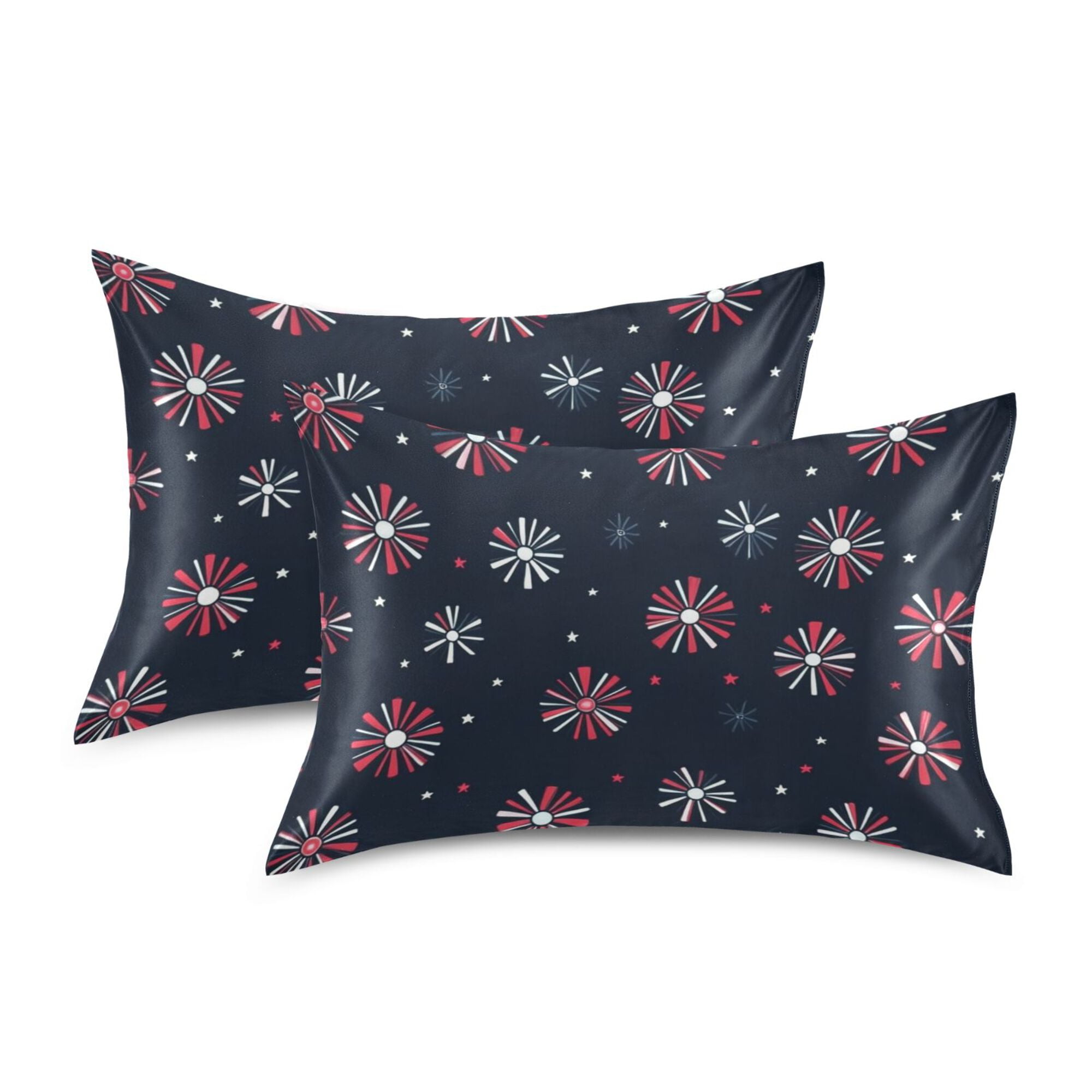 Yayeee Pillowcase Queen Size Set of 2 Satin Wrinkle Resistant Envelope ...