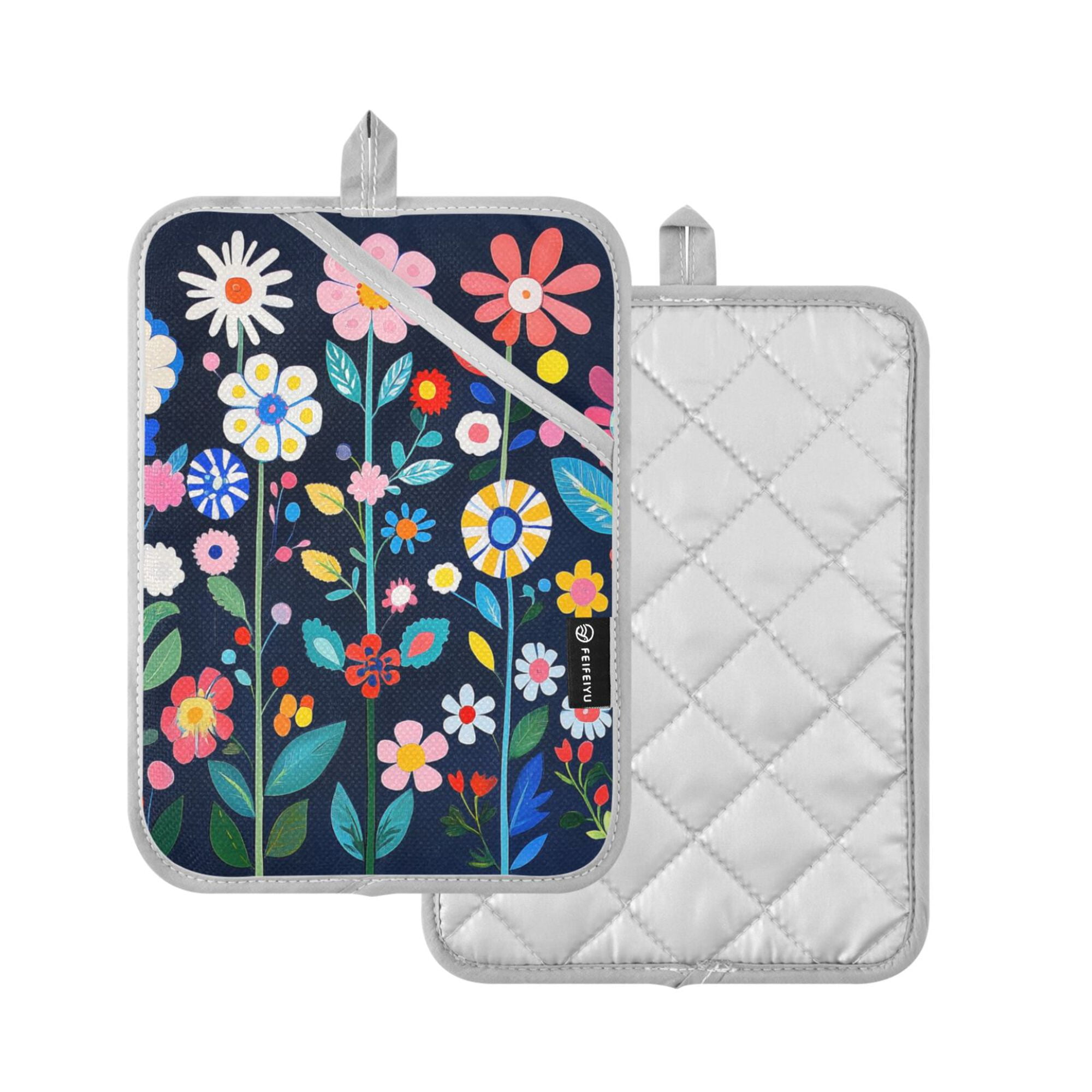 Yayeee Pot Holders for Kitchen Heat Resistant with Pocket 7"x9.8 ...