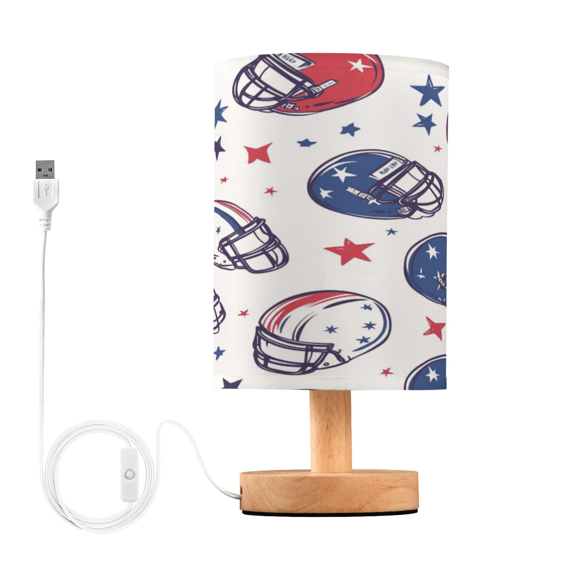 Yayeee Table Lamp for Bedroom Nightstand LED Portable Bedside Warm ...