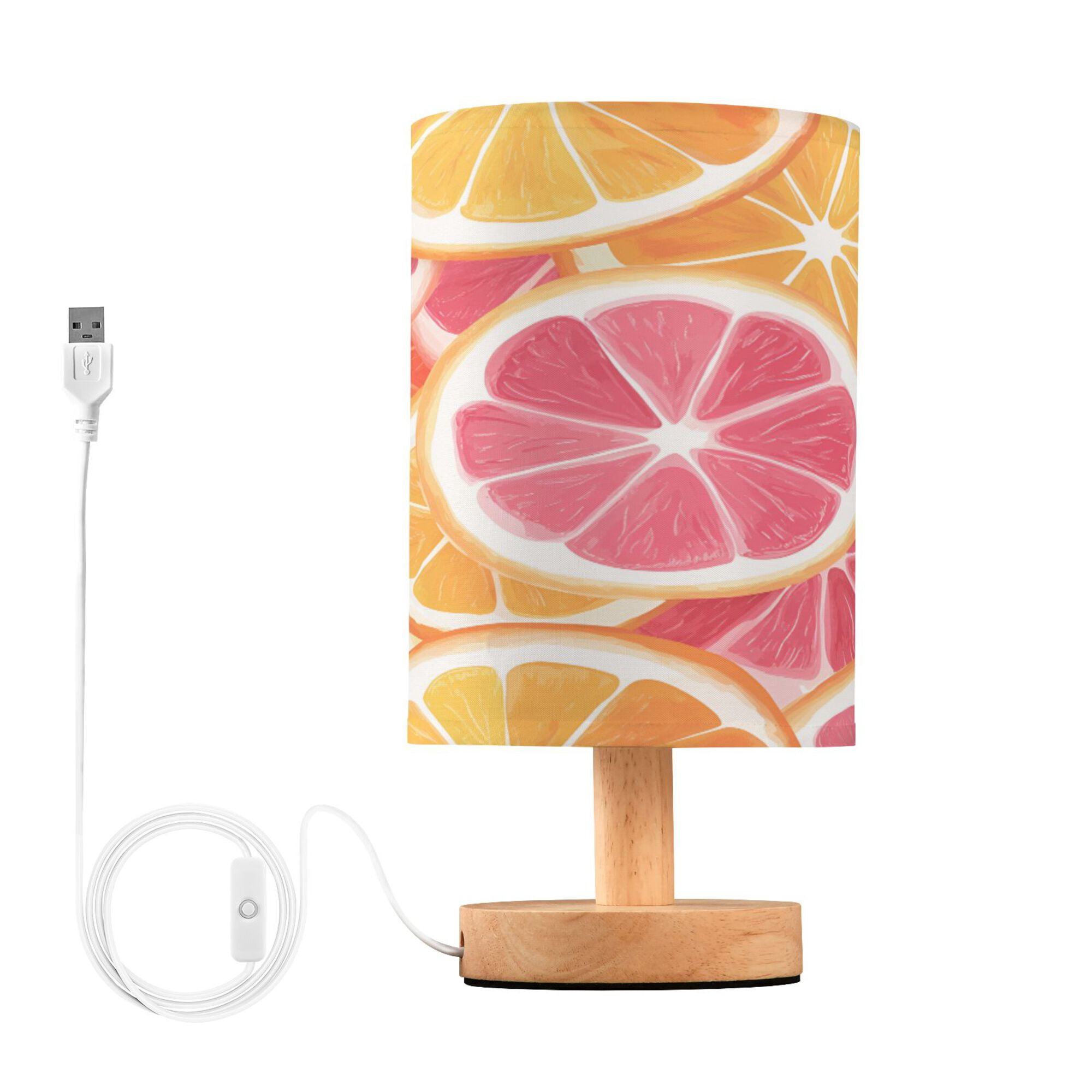 Yayeee Table Lamp for Bedroom Nightstand LED Portable Bedside Warm ...