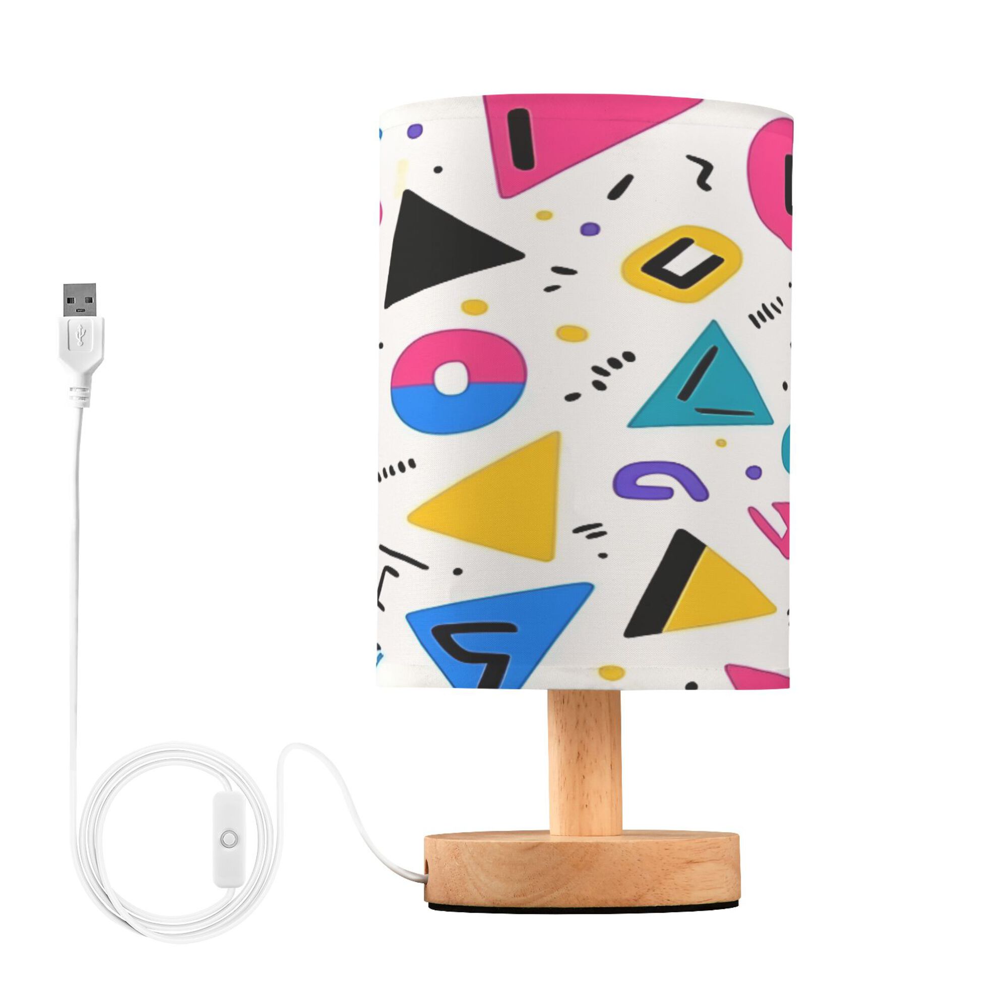 Yayeee Table Lamp for Bedroom Nightstand LED Portable Bedside Warm ...
