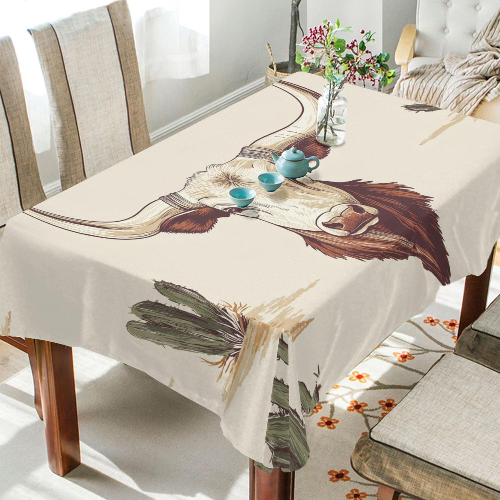 Yayeee Tablecloths for Rectangular Tables 54 x 54 inch Party Table ...