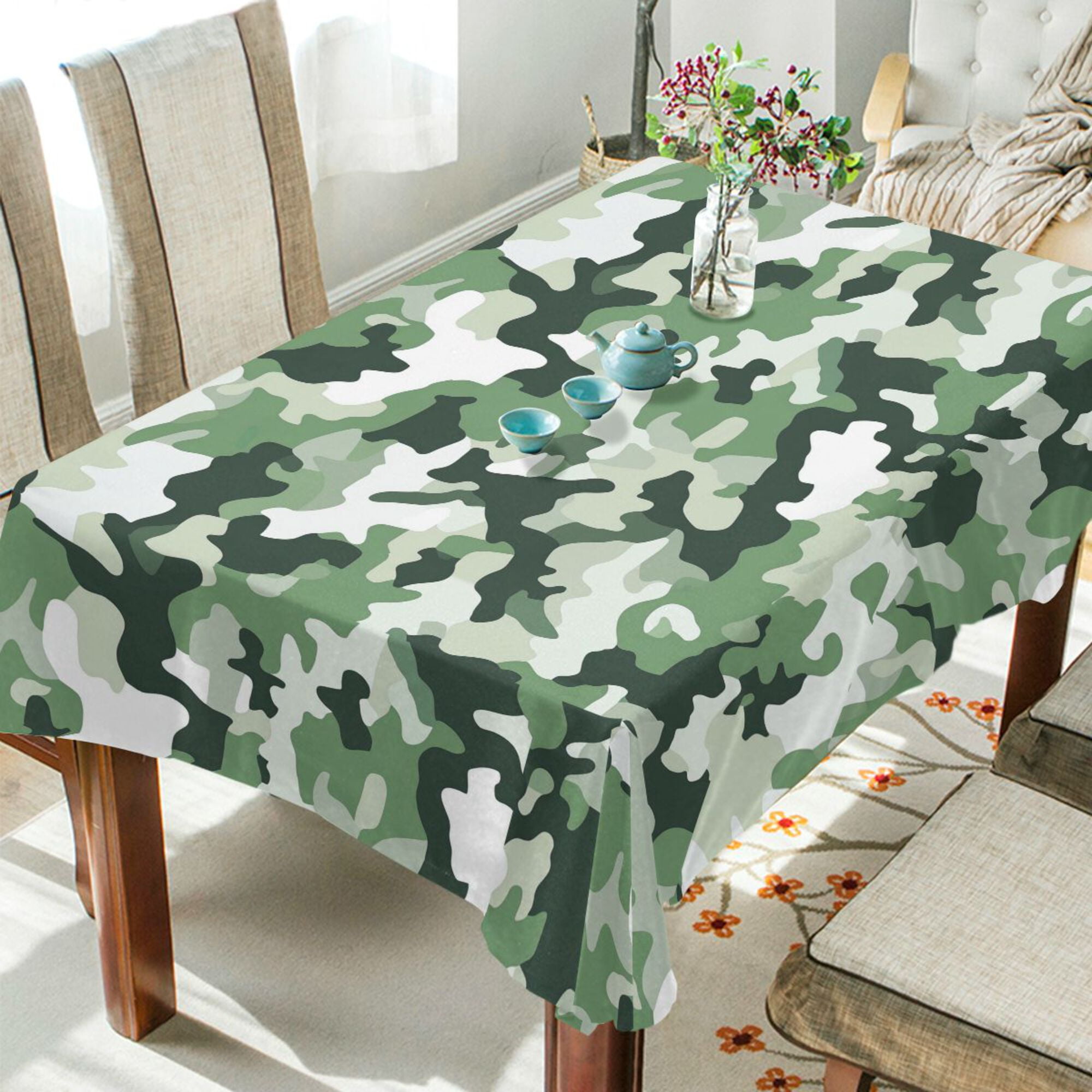 Yayeee Tablecloths 60" x 60" Rectangle Wrinkle Resistant Party Table ...