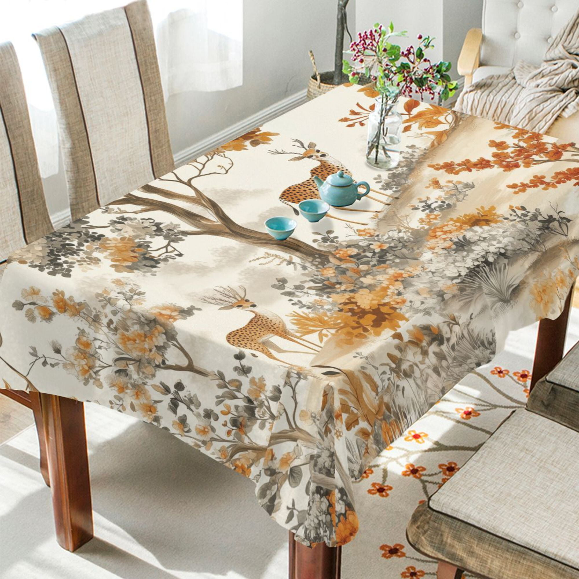 Yayeee Tablecloths for Rectangular Tables 54 x 54 inch Party Table ...
