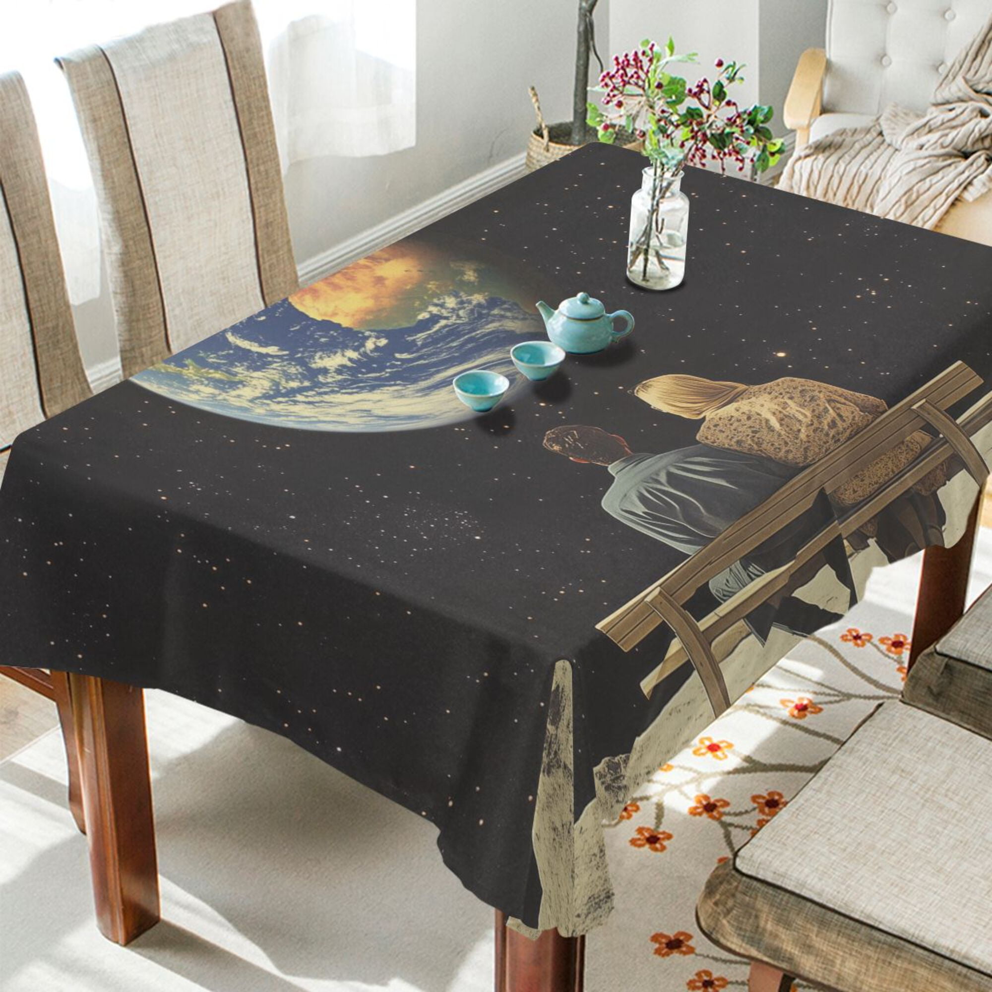 Yayeee Tablecloths for Rectangular Tables 54 x 54 inch Party Table ...