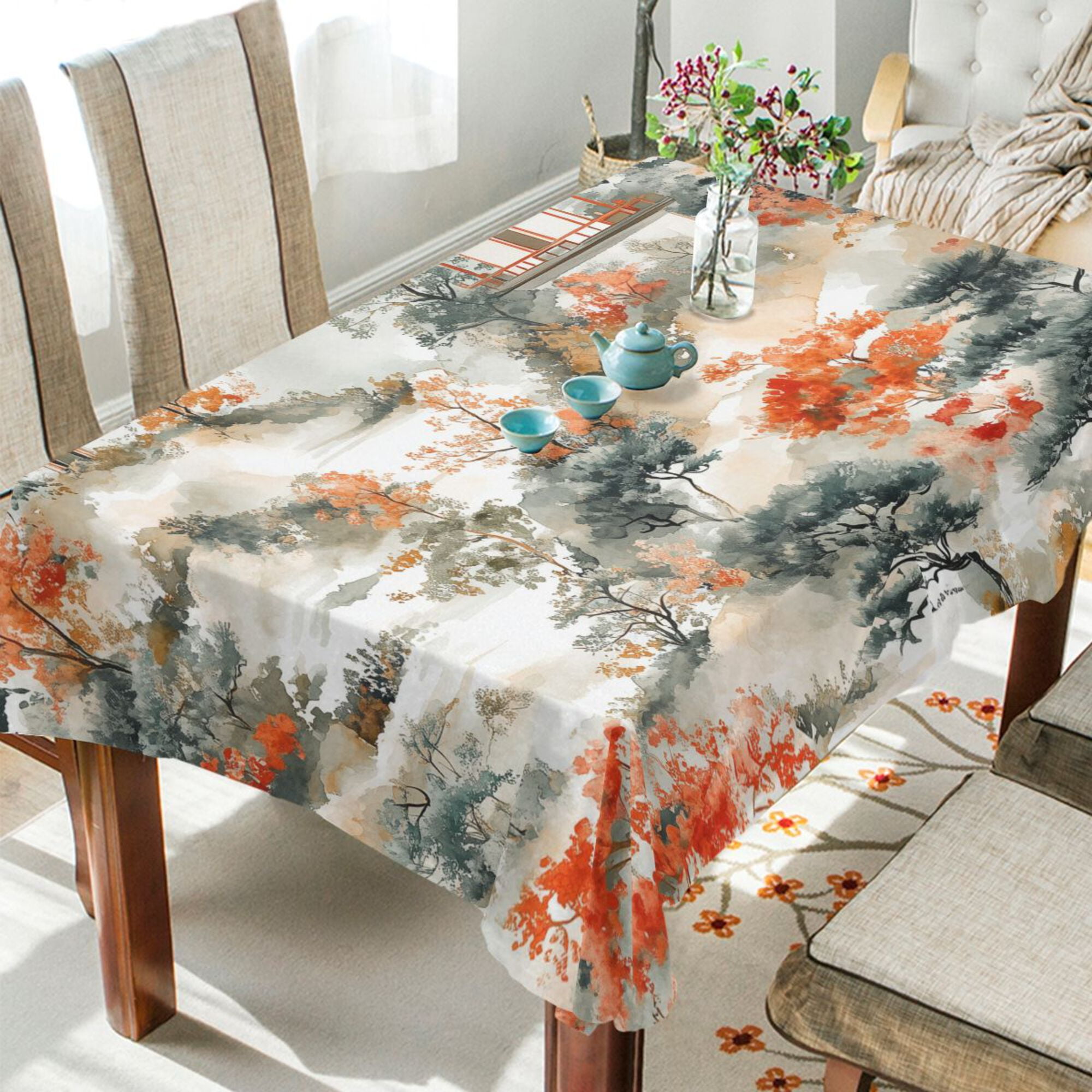 Yayeee Tablecloths for Rectangular Tables 54 x 72 inch Party Table ...