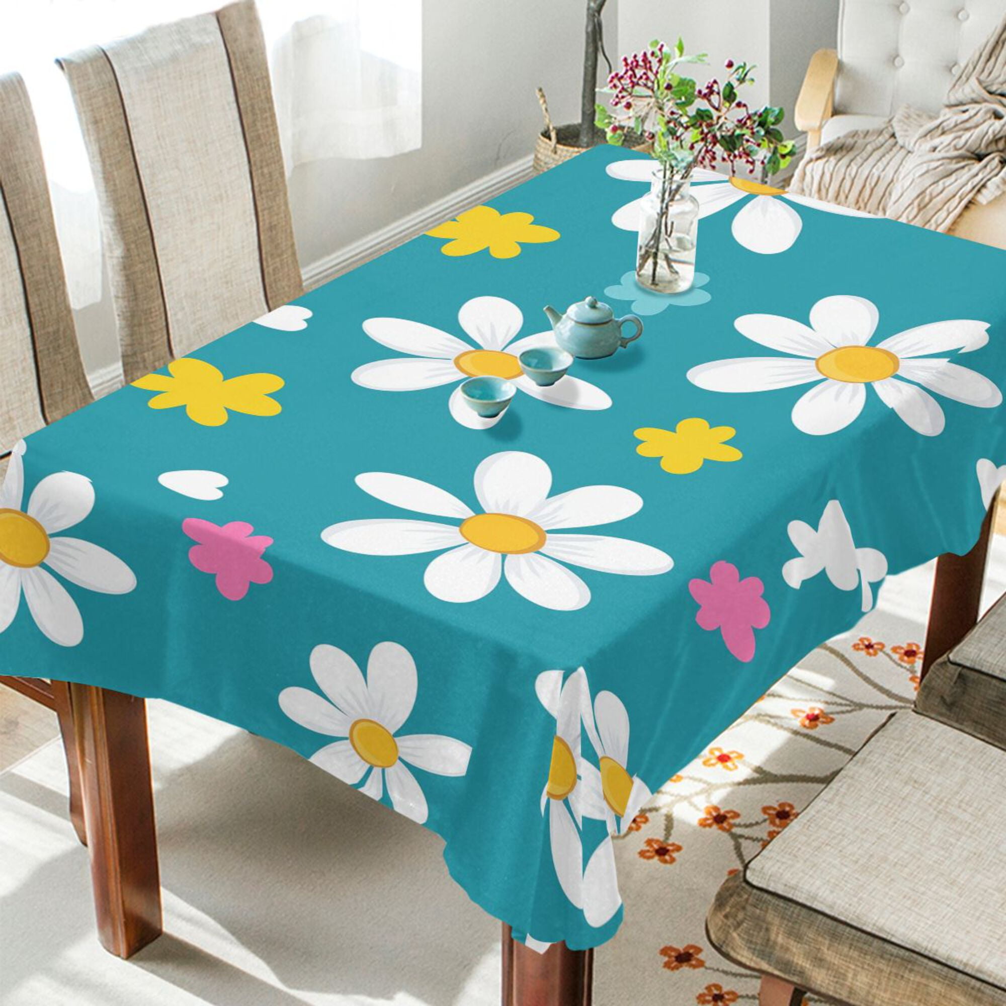 Yayeee Tablecloths for Rectangular Tables 54 x 72 inch Party Table ...