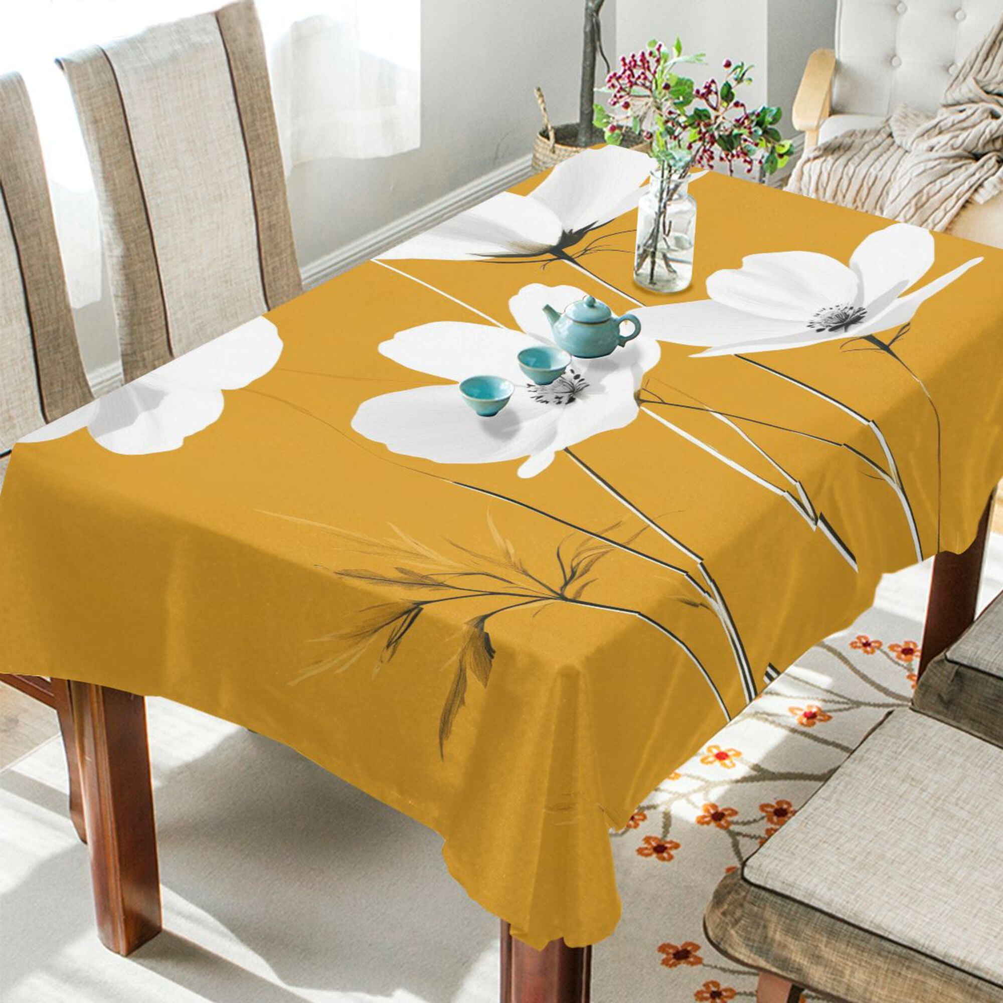 Yayeee Tablecloths for Rectangular Tables 60 x 120 inch Party Table ...