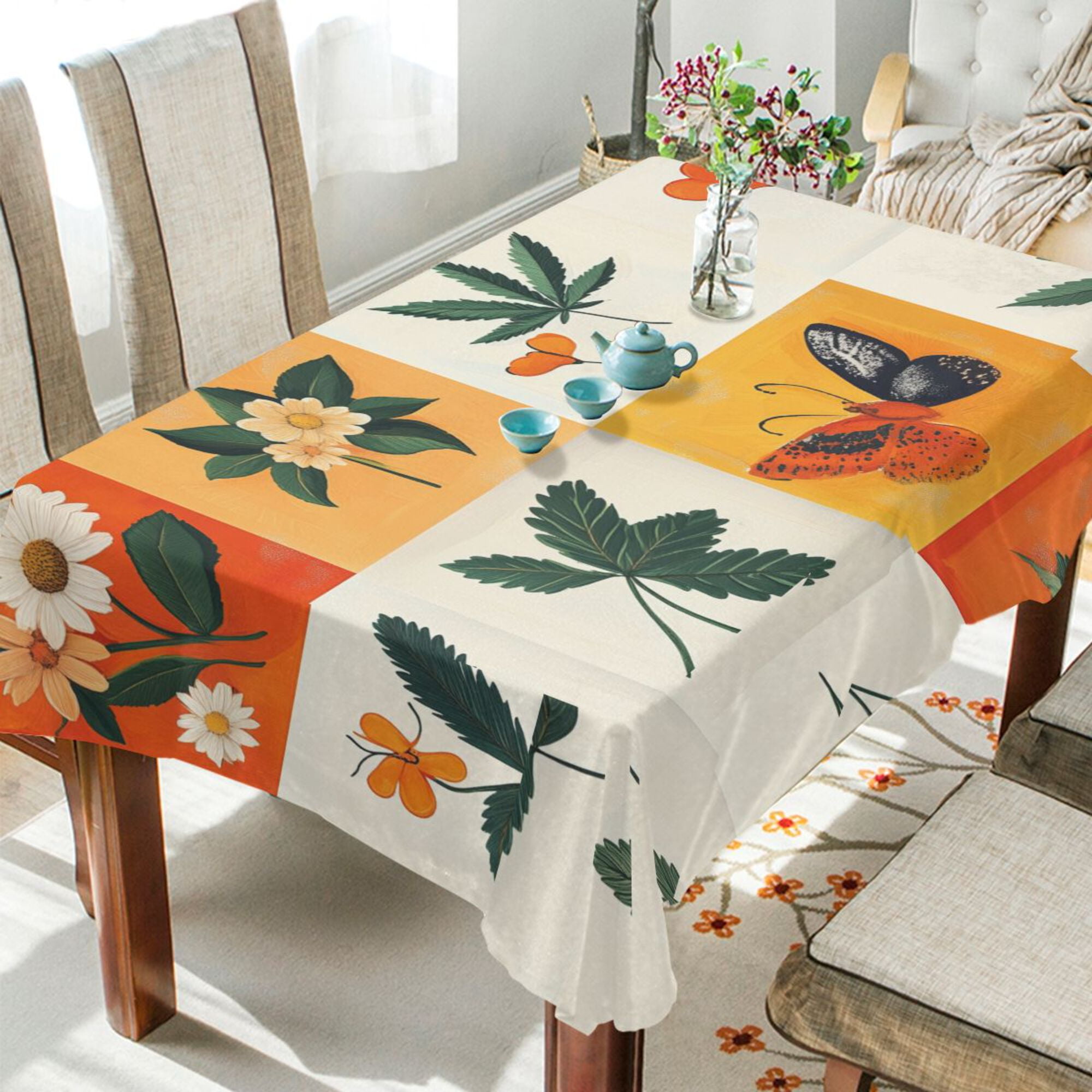 Yayeee Tablecloths for Rectangular Tables 60 x 60 inch Party Table ...