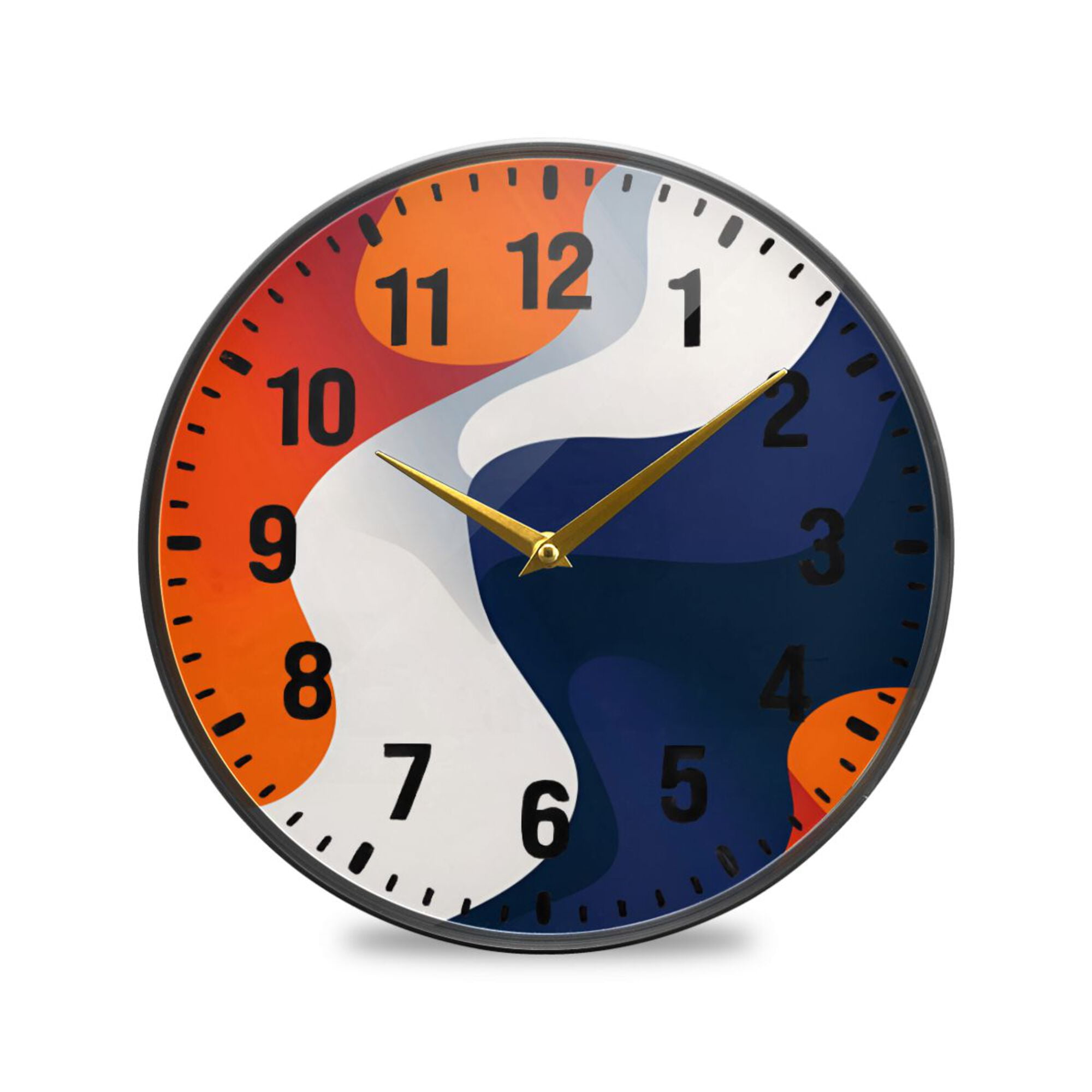 Yayeee Wall Clock Battery Operated 11.9" Silent Non-Ticking for Living ...