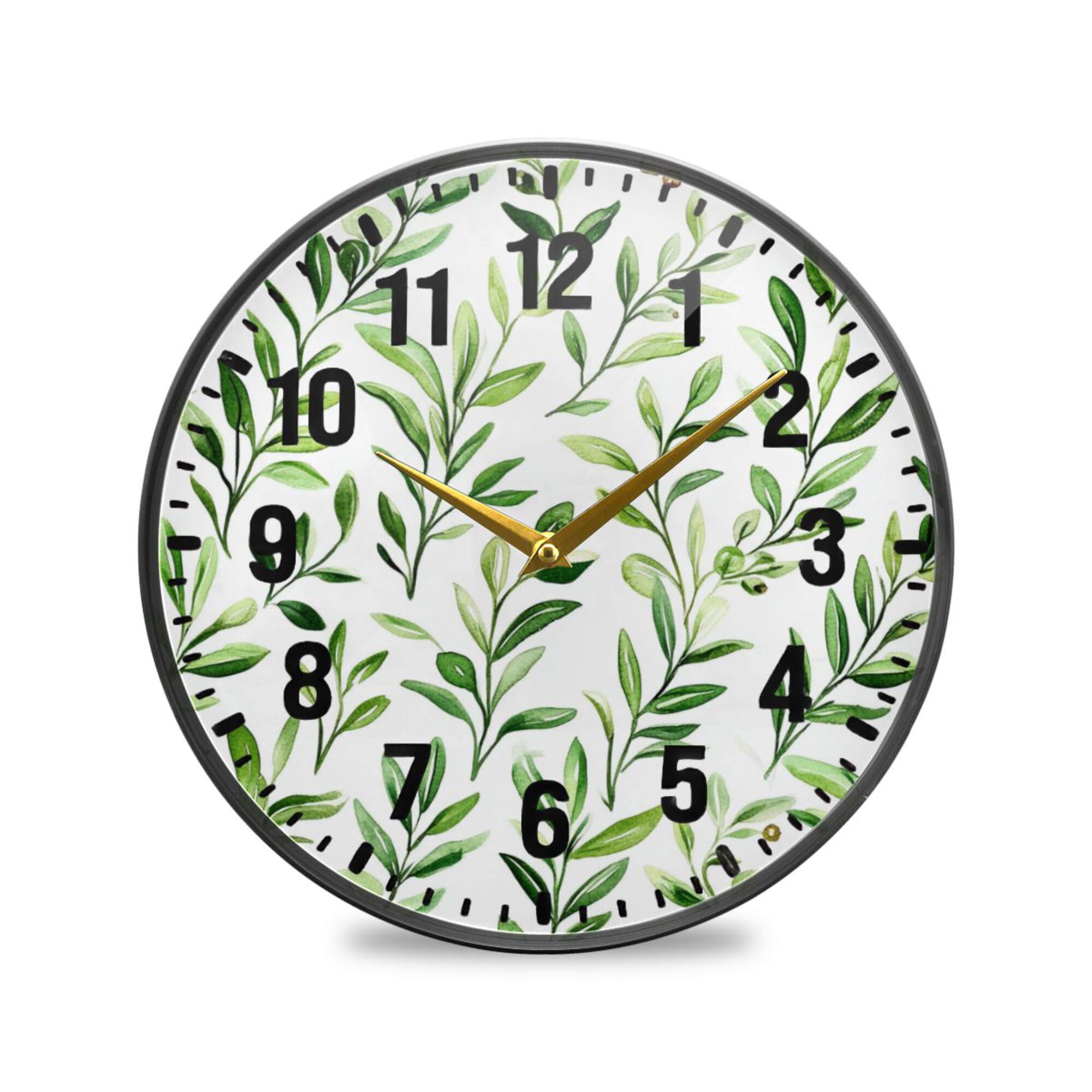 Yayeee Wall Clock Battery Operated 11.9" Silent Non-Ticking for Living ...