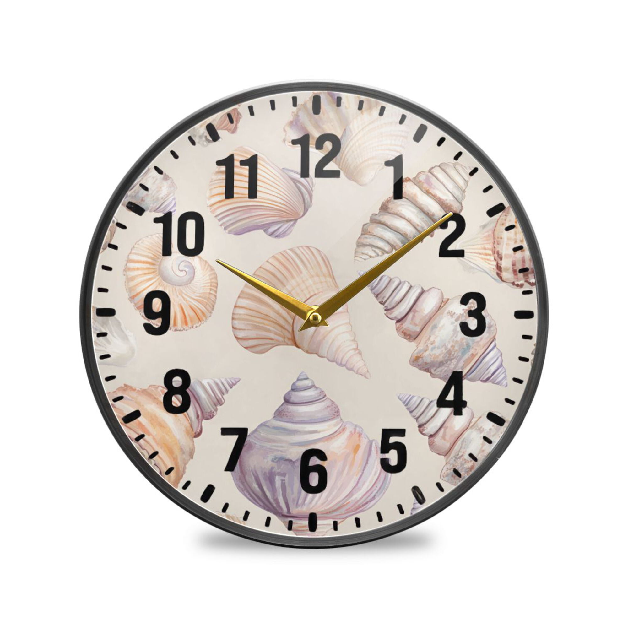 Yayeee Wall Clock Battery Operated 11.9" Silent Non-Ticking for Living ...