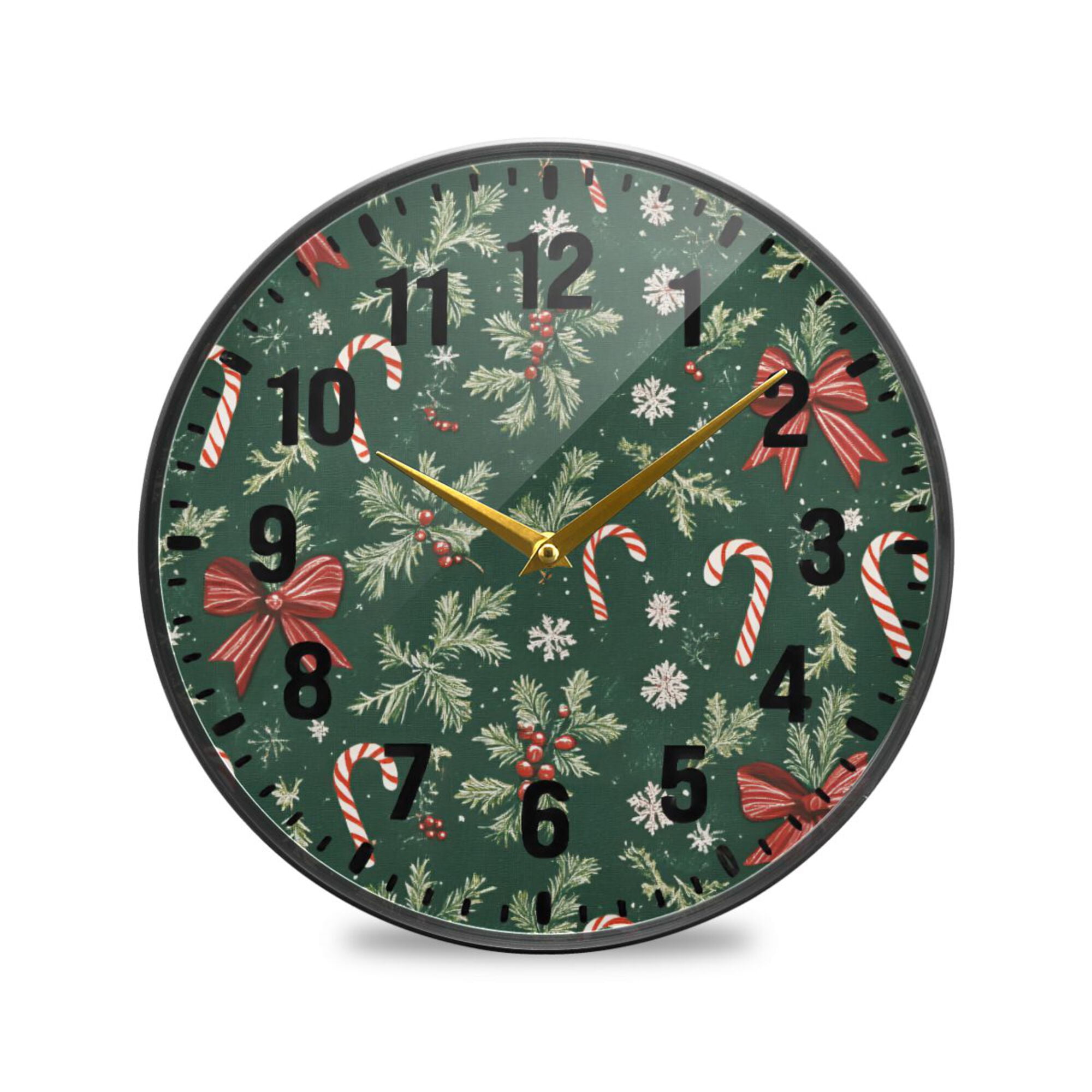 Yayeee Wall Clock Battery Operated 9.5" Silent Non-Ticking for Living ...