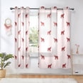 Yayeee Window Curtains Light Filtering 63"x42" Grommet Panel Pair Home ...