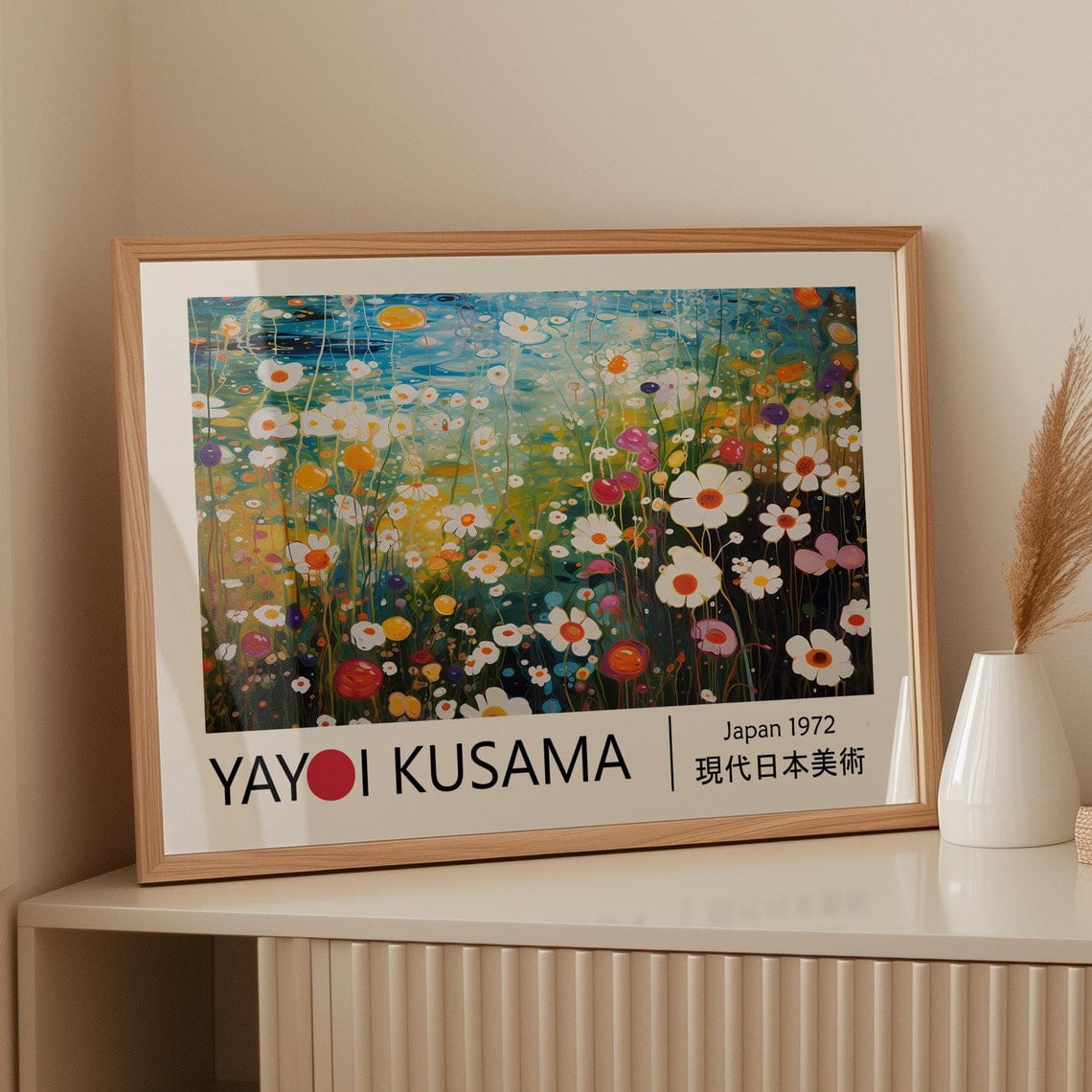 Yayoi Kusama Nature Poster - Japandi Gallery Wall Art As Yayoi Kusama ...