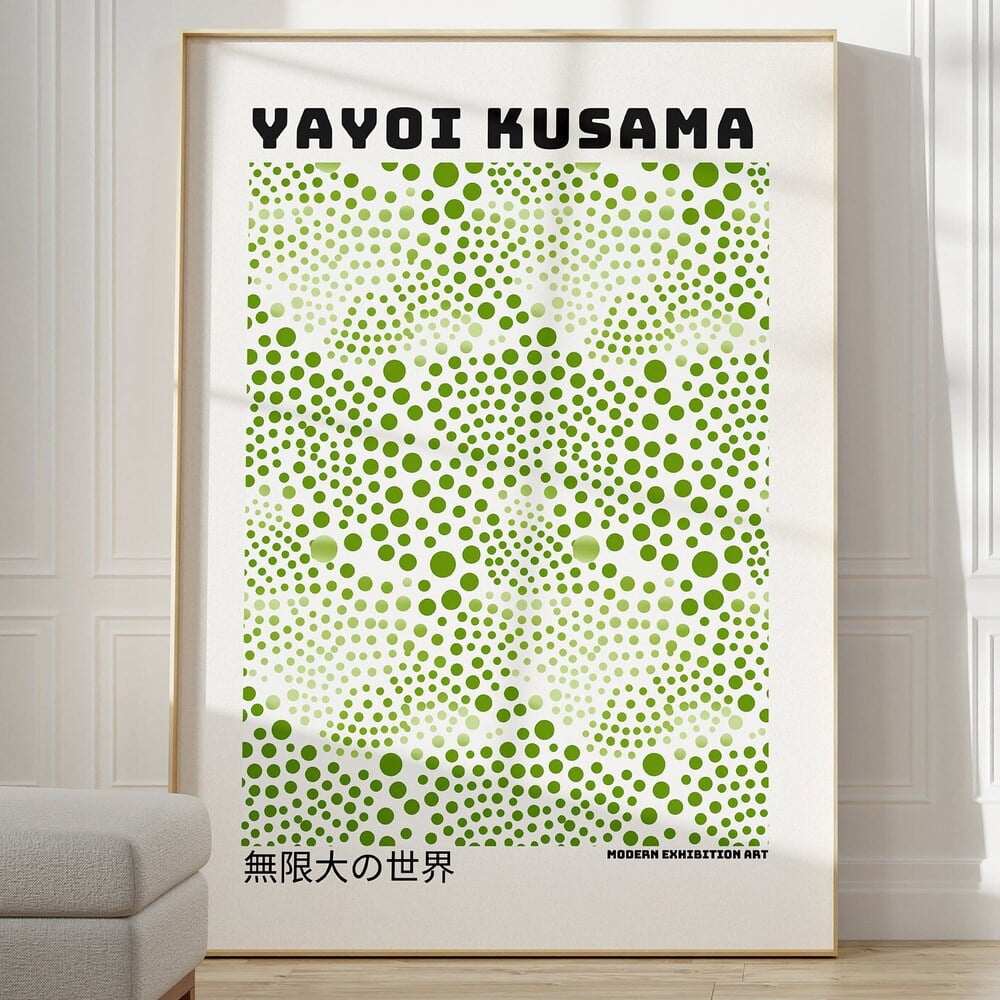 Yayoi Kusama Poster Abstract Yayoi Kusama Print As Japanese Art ...