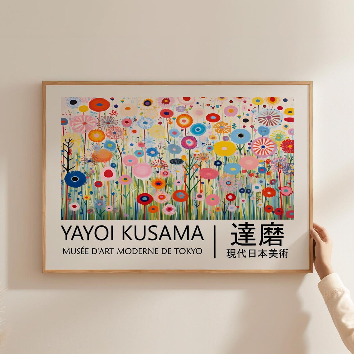 Yayoi Kusama Poster - Japandi Gallery Wall Art As Yayoi Kusama Print ...