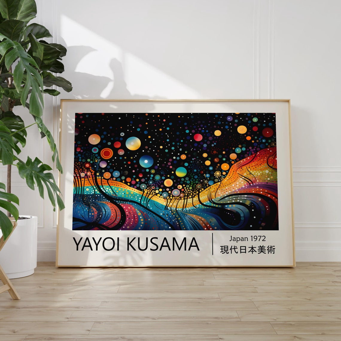 Yayoi Kusama Poster - Japandi Gallery Wall Art As Yayoi Kusama Print ...