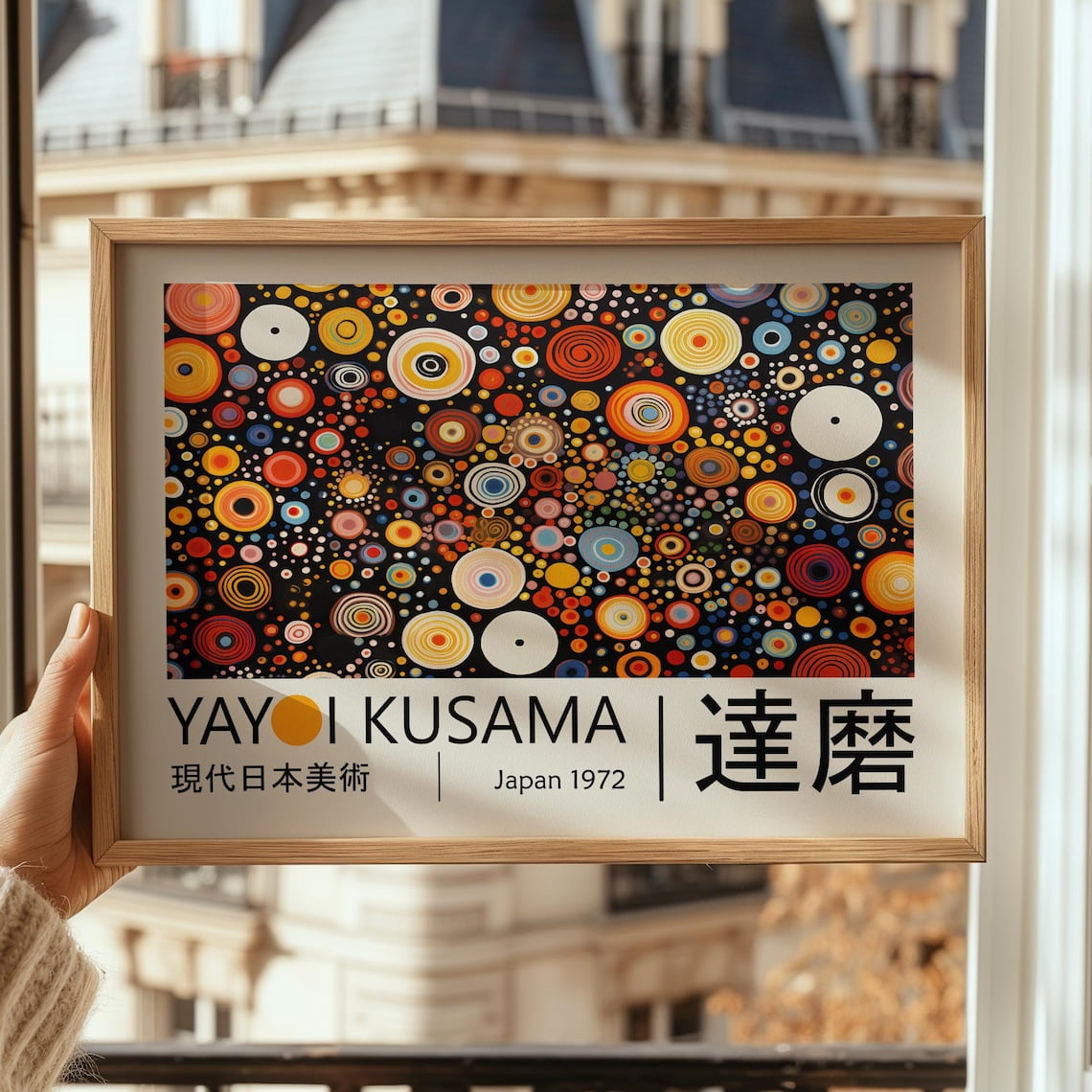Yayoi Kusama Poster - Pattern, Japandi Gallery Wall Art As Yayoi Kusama ...