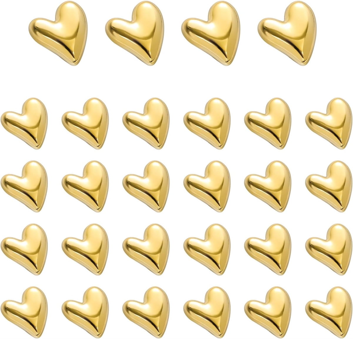 Yayun 22 Pcs Refrigerator Magnets Heart Shaped Strong Fridge Magnets ...