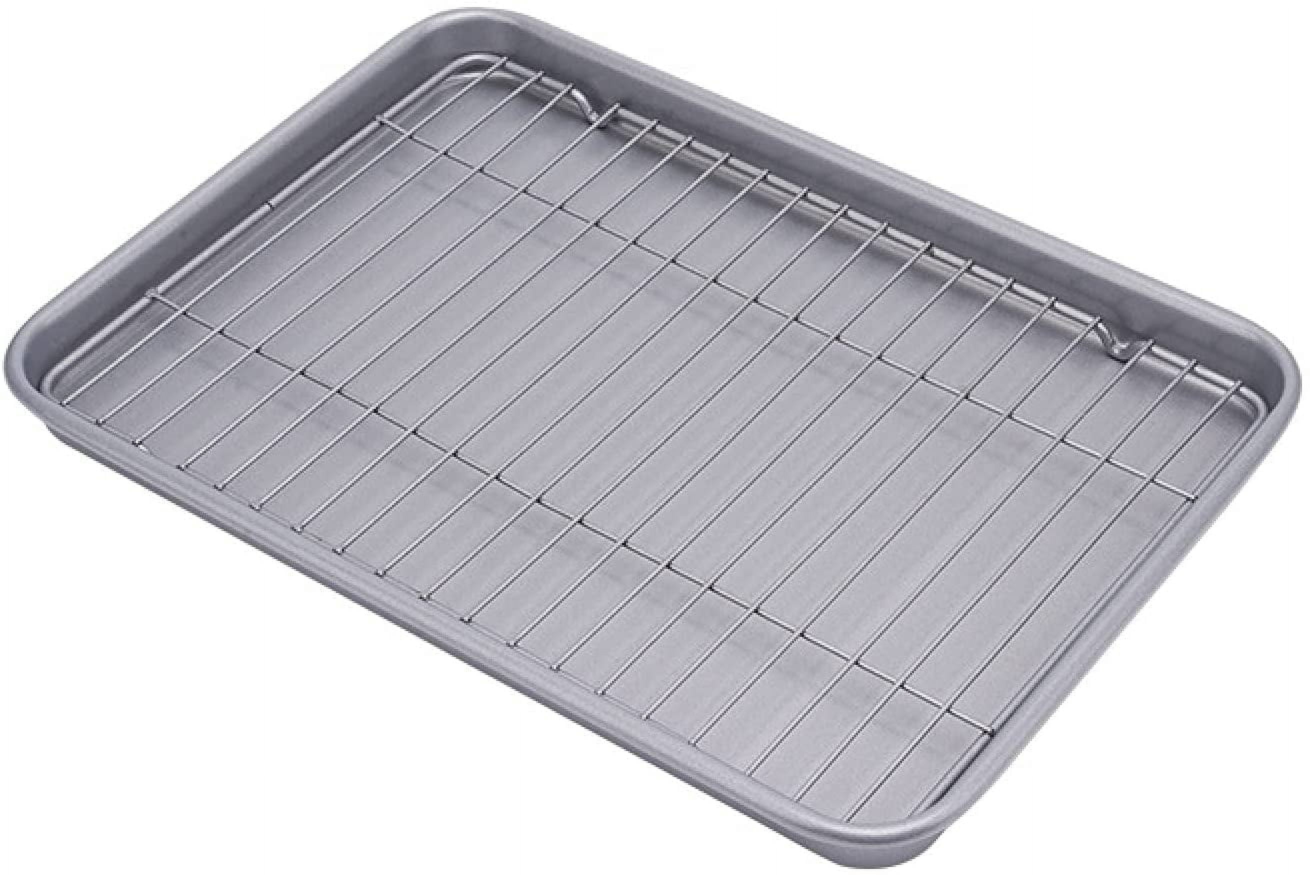 Yayun Baking Sheet for Oven, Baking Sheet & Rack Set (13.58x 9.84 Inch ...