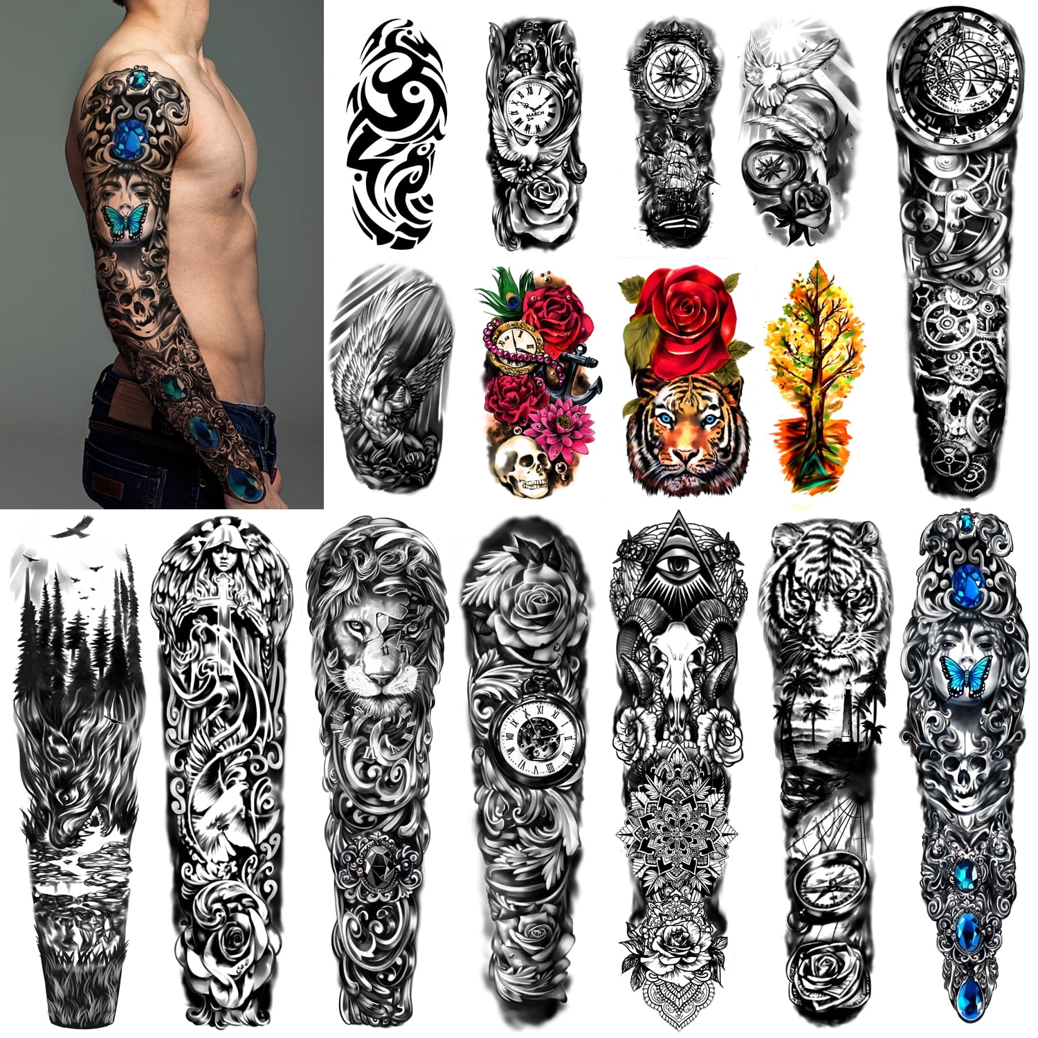 Half Sleeve Tattoo Designs For Men Forearm