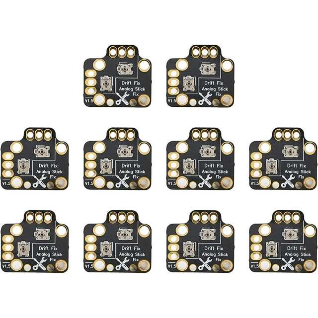 Yazoeiaing 10pcs Gamepad Controller Simulation Thumb Joystick Drift Repair Board 3d Analog