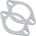 Yazoeiaing 2pcs 2.5" ID Bolt Exhaust Gasket Heavy Duty Connection ...