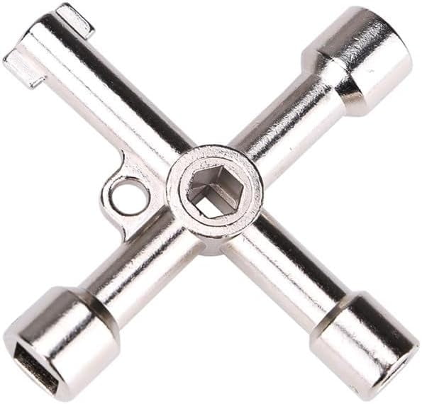 Yazoeiaing 4 in 1 Wrench Key Faucet Key Water Utilities Key Alloy ...