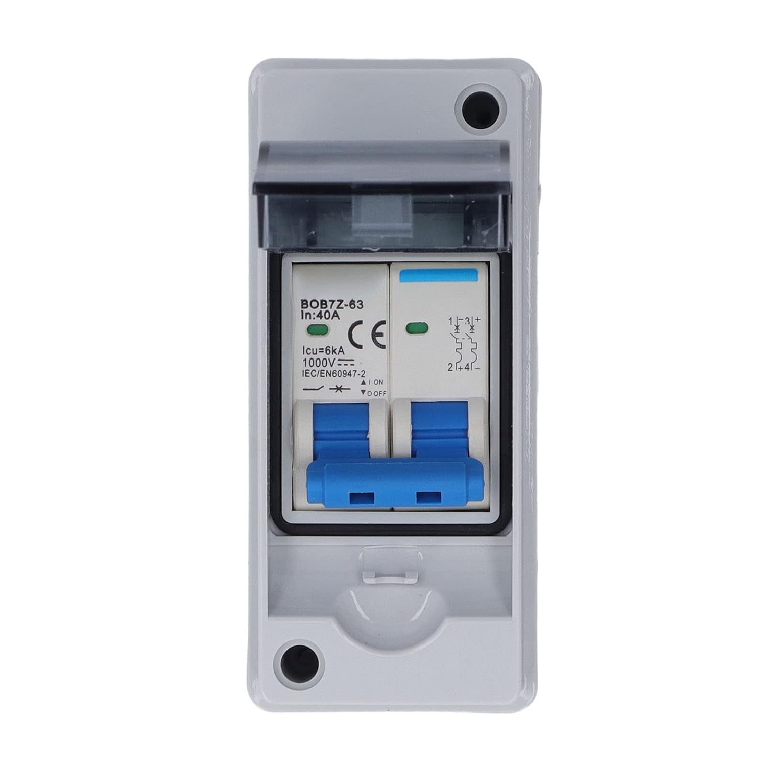 Yazoeiaing DC Disconnect Switch 1000V 40A Solar PV DC IP65 Distribution ...