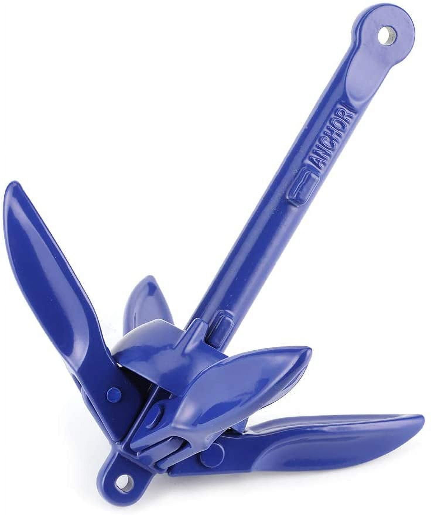 Yazoeiaing Grapnel Anchor with 4 Tine Aluminum Alloy Folding Boat ...