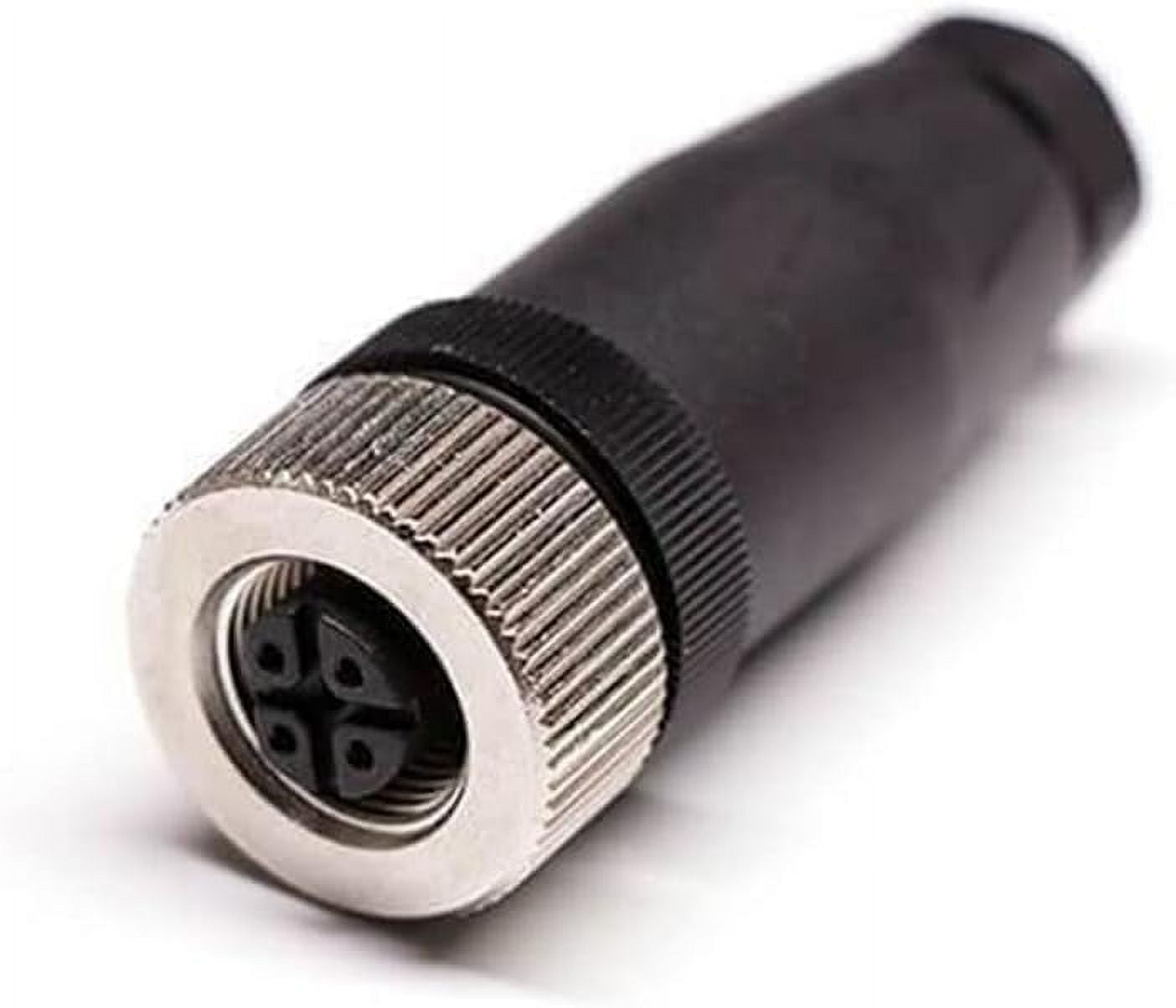 Yazoeiaing M12 Cable Connector Circular Waterproof Aviation Plug Field ...