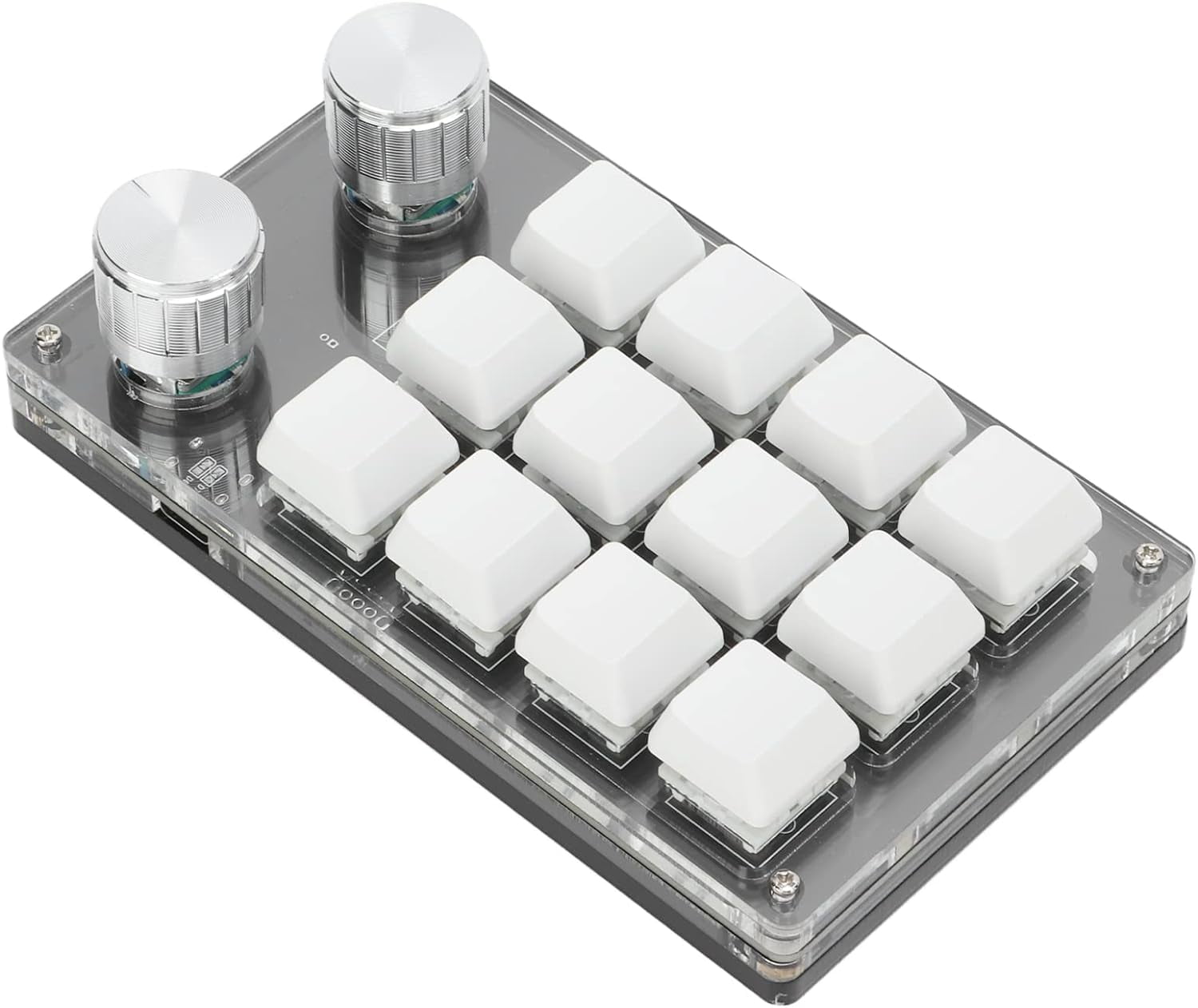 Yazoeiaing Mini 12 Key Keypad Mechanical Keyboard, RGB Multifunction ...