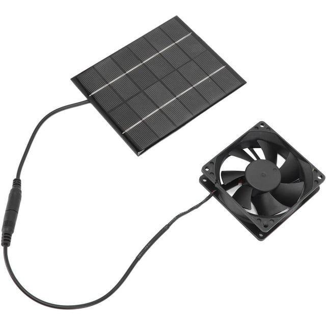 Yazoeiaing Solar Panel Fan Kit, Mini Solar Powered Exhaust Fan, Heat ...