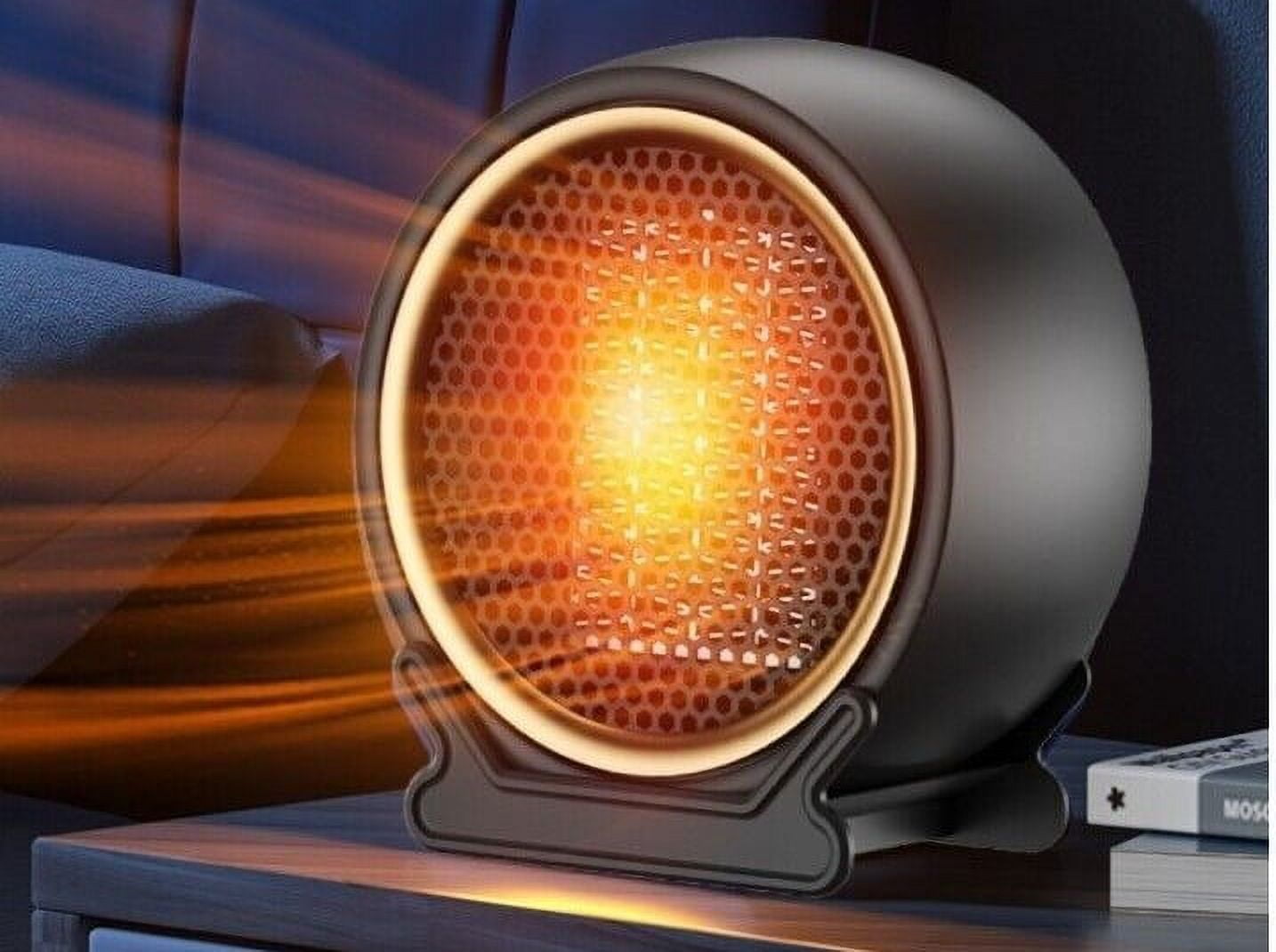 YazooHeaters 1500W Portable Electric Space Heater for Room/Office Safe ...