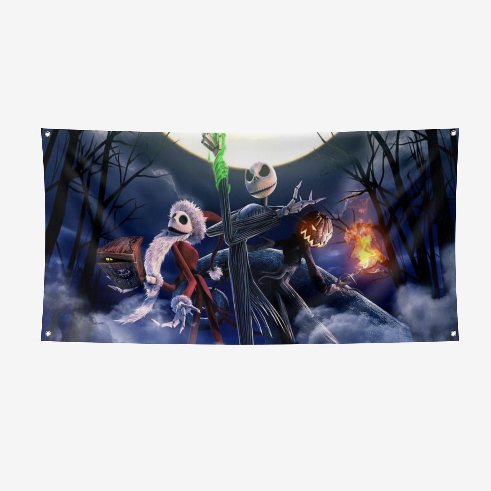 YcYDdMk Nightmare Before Christmas Banner Porch Sign Photography ...