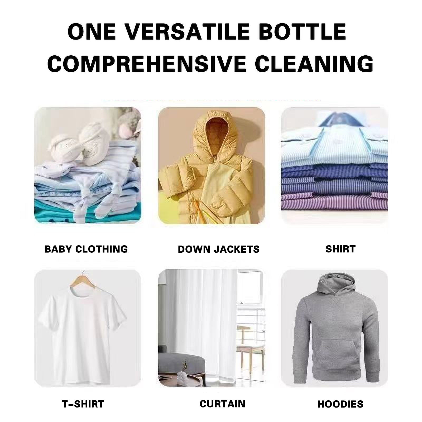 Ycandiee Active Enzyme Laundry Stain Remover, Cleaning Detergent For All Textiles, Multi-purpose ...