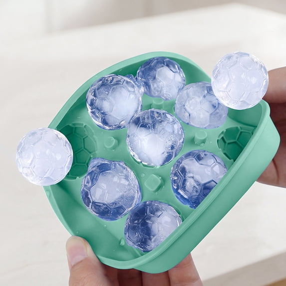 Ycandiee Basketball Shaped Silicone Ice Tray, 9 Cavity Sports Ball Ice ...
