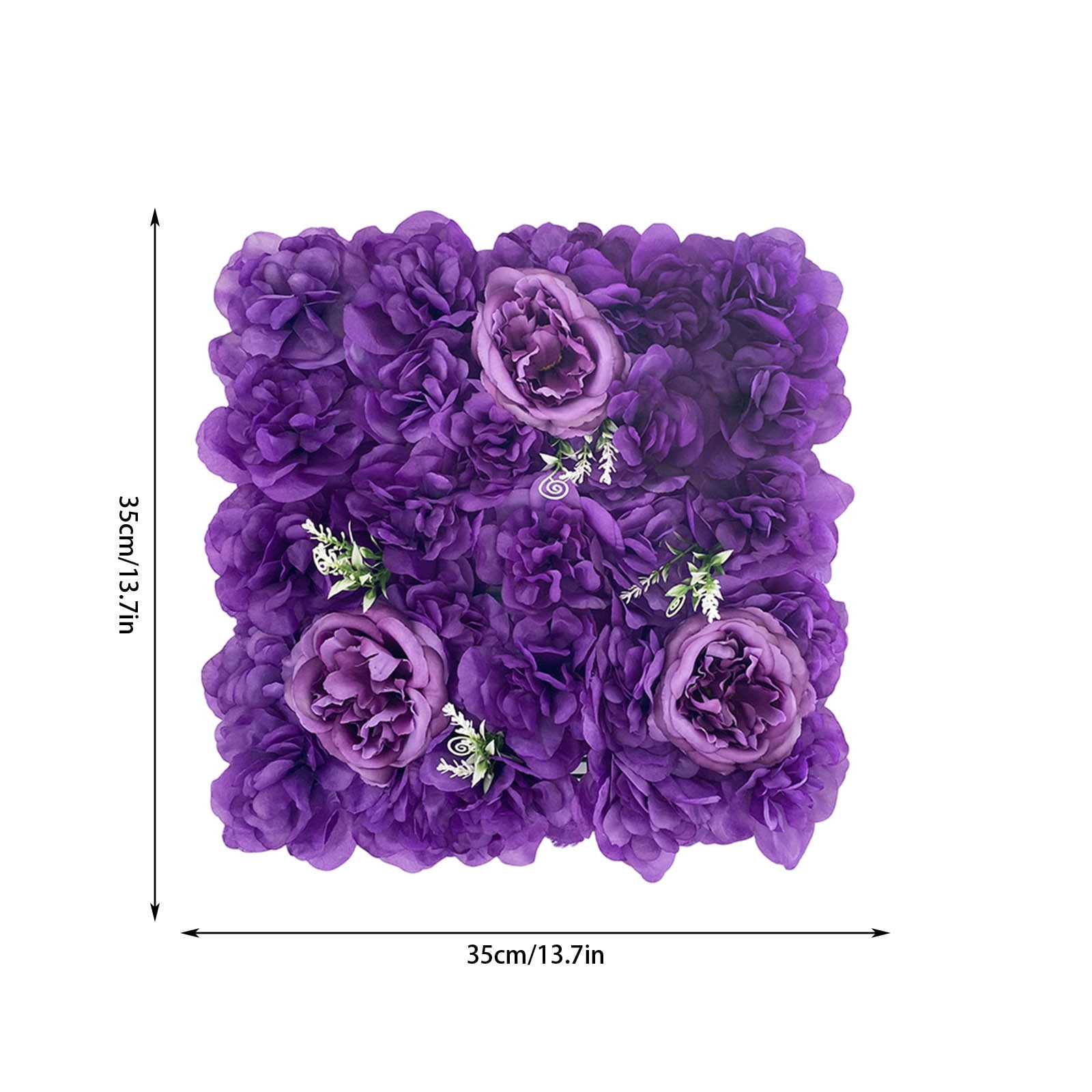 Ycandiee Flower Wall Backdrop, Artificial Flower Wall Panel, Artificial ...