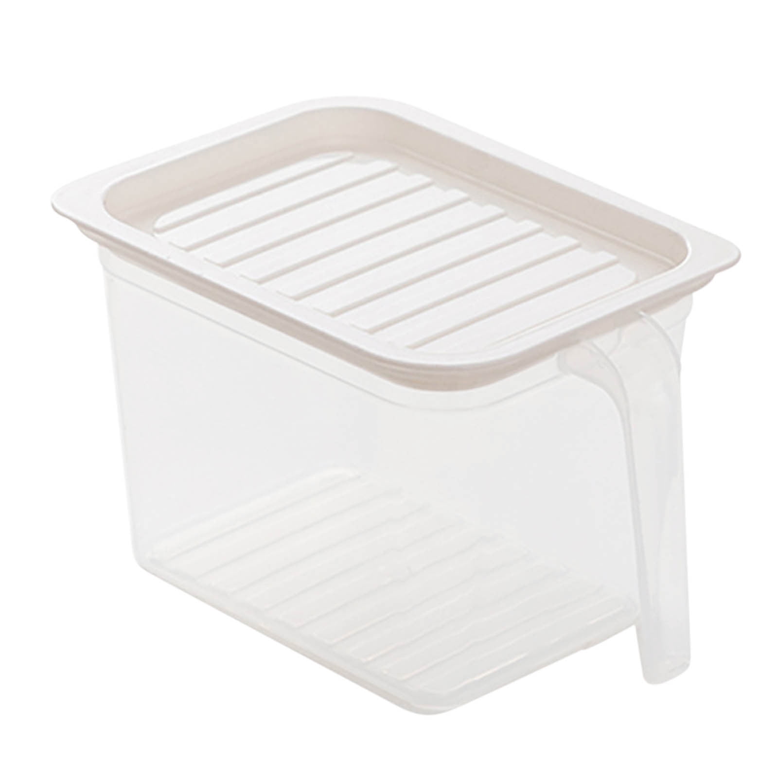 Ycandiee Kitchen Fridge Organizers and Storage Stackable with Lids ...