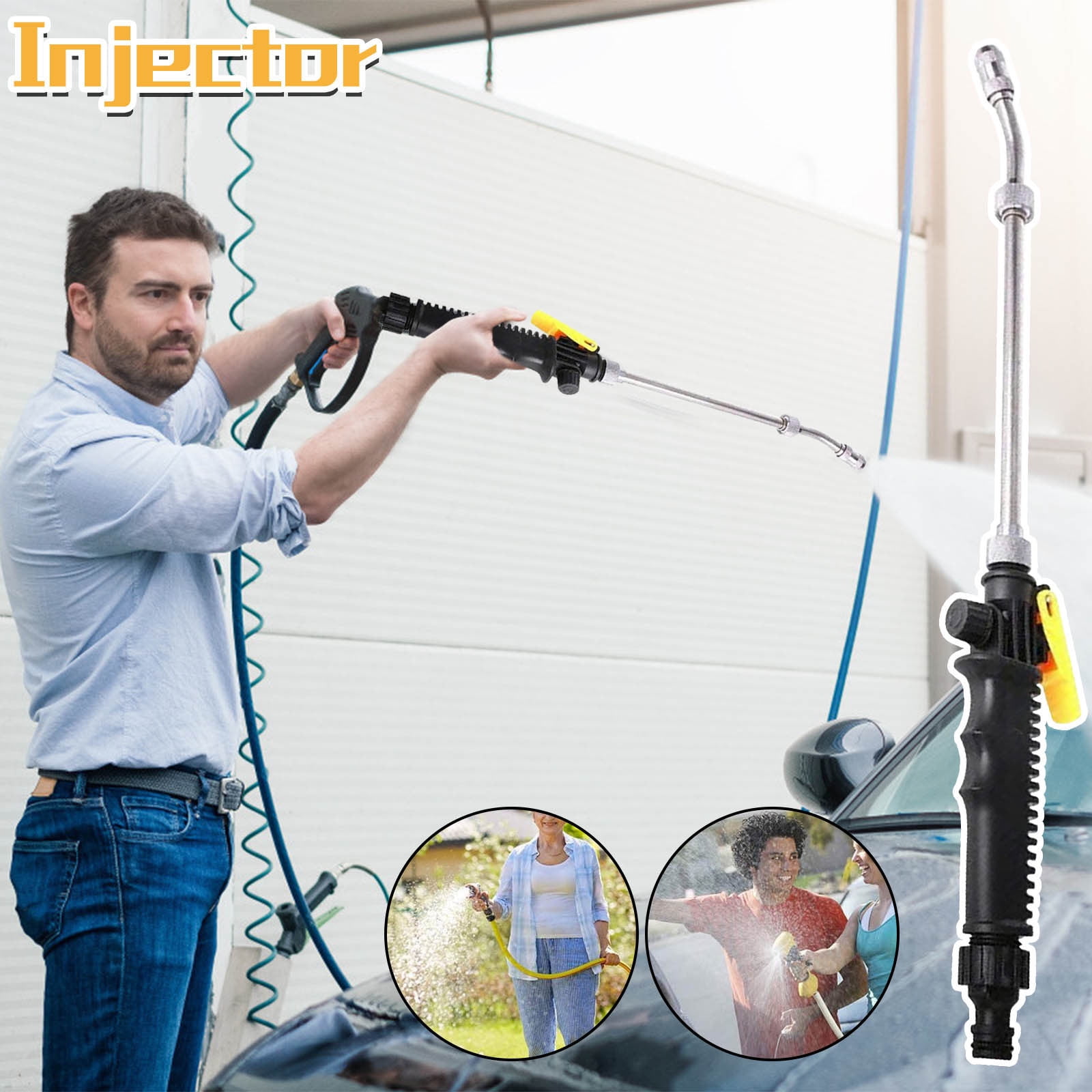 Ycolew High Pressure Power Washer Hydro Jet Cleaning Tool, Garden ...