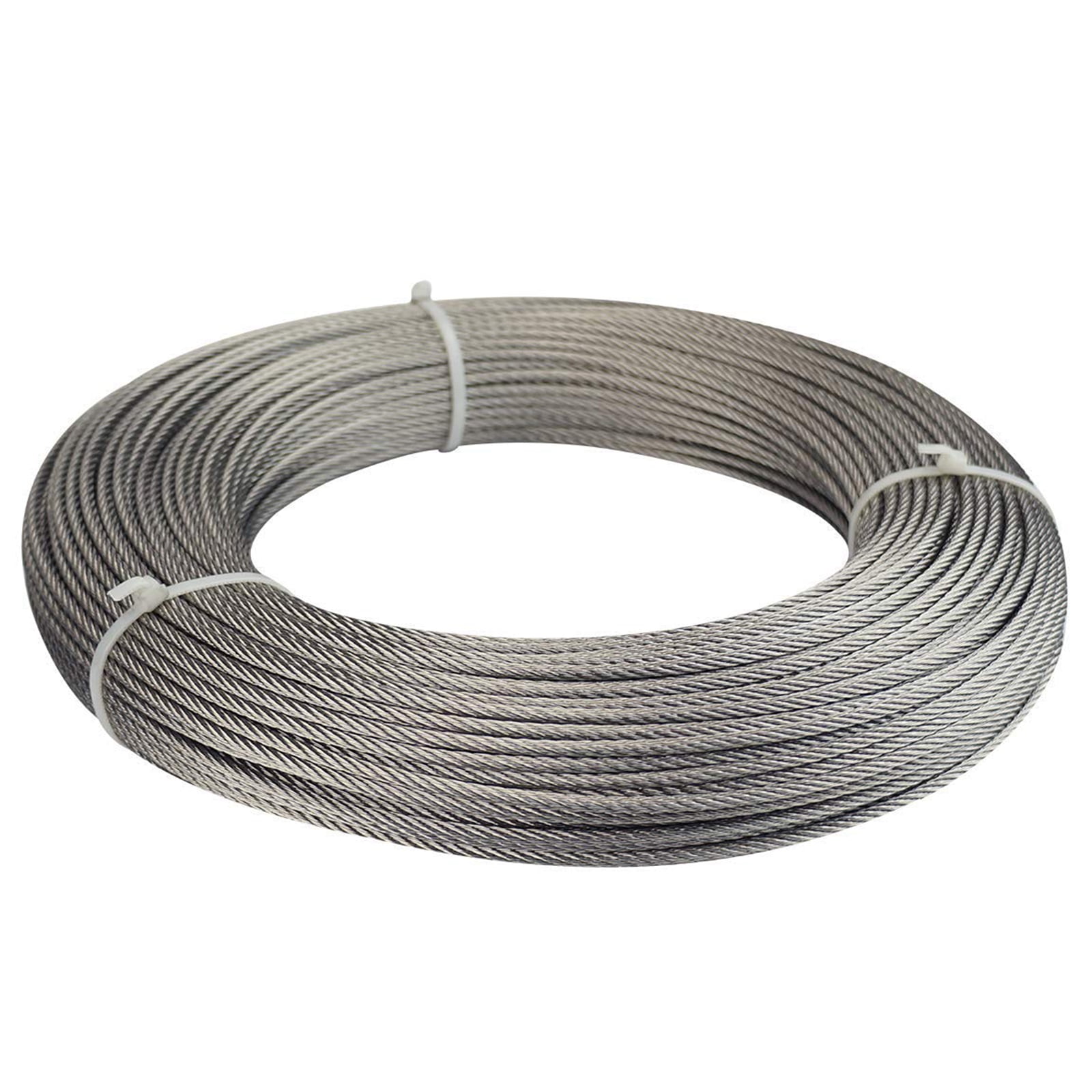 Ycvsad 150 Feet 1/8" Stainless Steel Cable Wire Rope Aircraft Cable ...