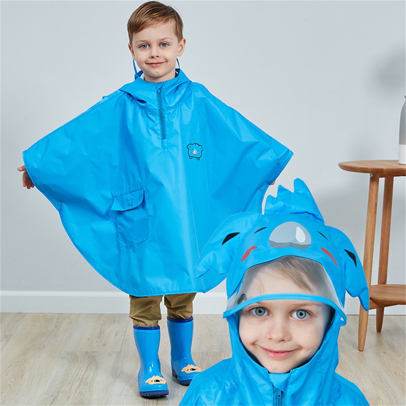 Ydojg Raincoat For Girls Boys Toddler Rain Suit Baby Rain Suit Kids Rain Suits With Hood ...