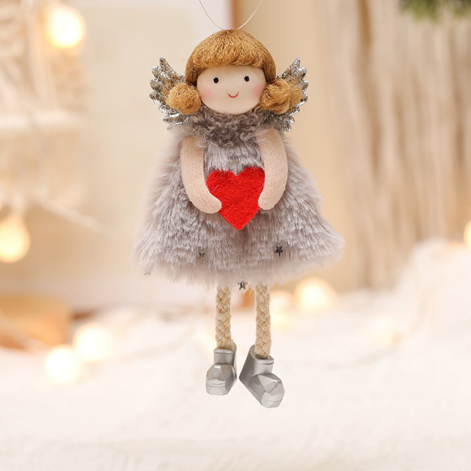 Ydojg Valentine'S Day Angel Doll Pendant Tree Hanging Ornaments Christmas Crafts Decorations For ...