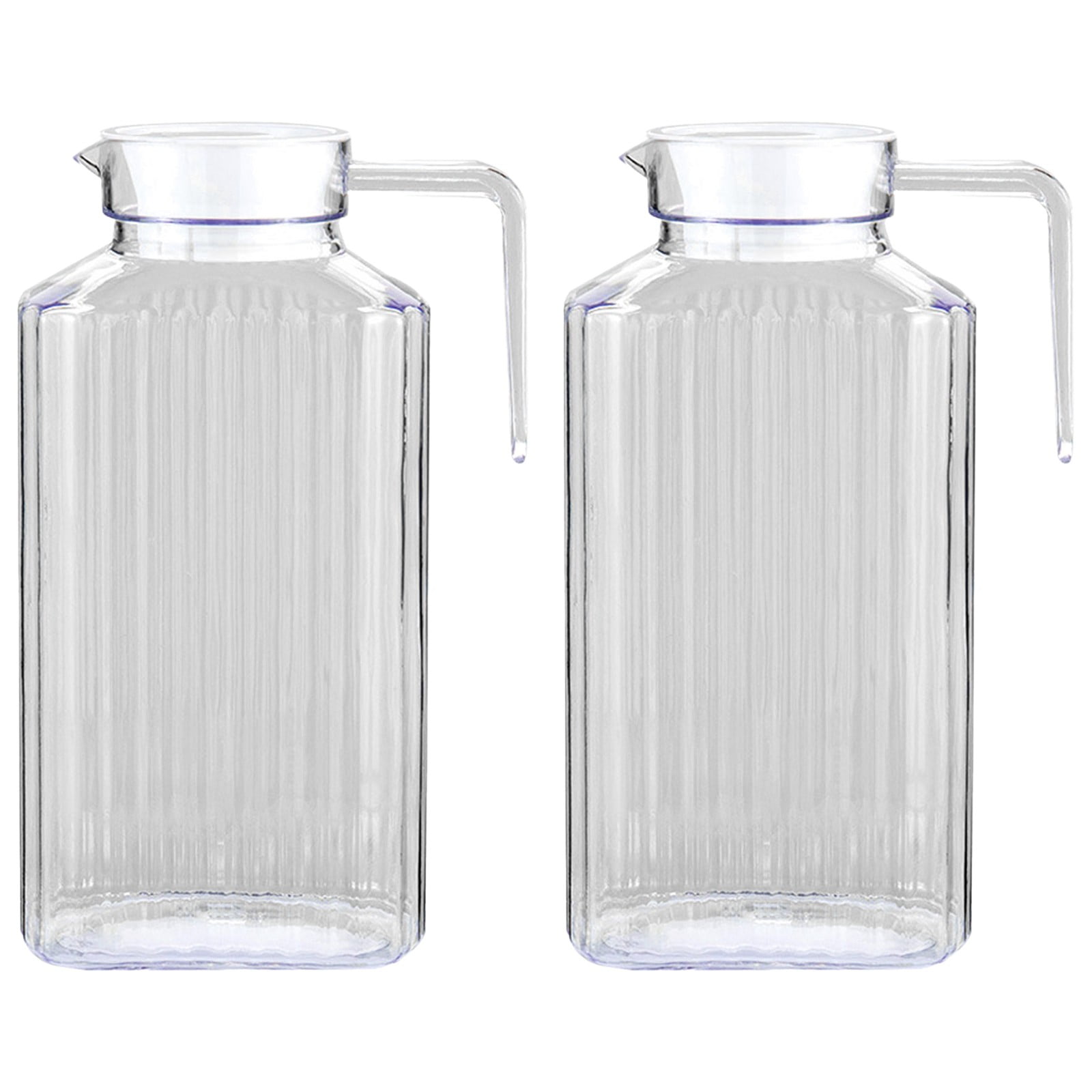 Ydsxlp 2pc 2.0L Acrylic Juice Pot Plastic Restaurant Beverage Pot Bar ...