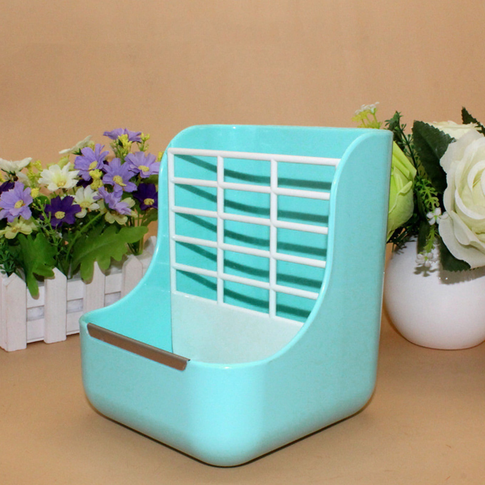 Ydsxlp Rabbit Feed Pot Frame Feed Box Grass Frame 2in1 Feed Pot Frame ...