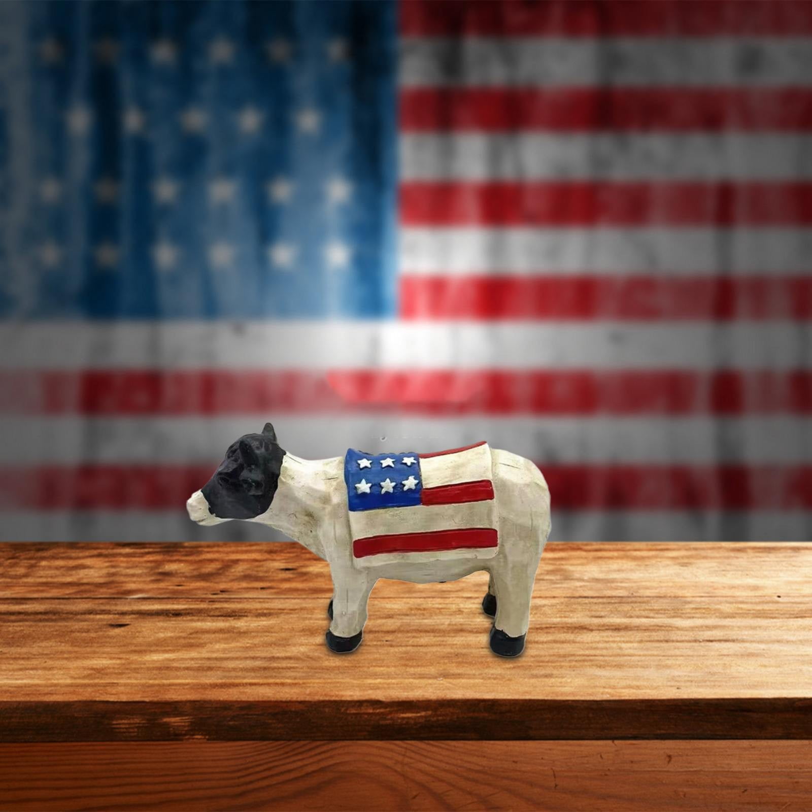 Ydsxlp on Sale Independence Day Farm Patriotic Resin Statue Decorate ...