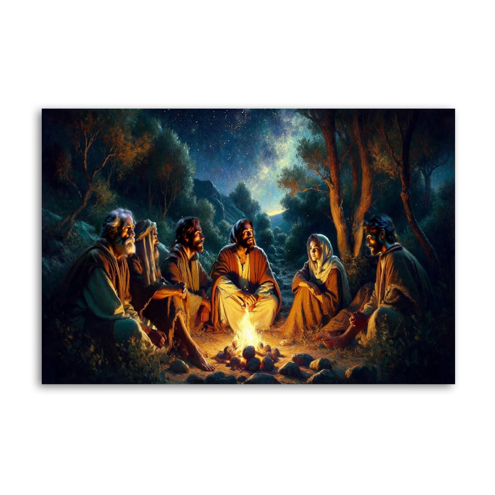 Ye Are The Light of The World Jesus with His Disciples Around A ...
